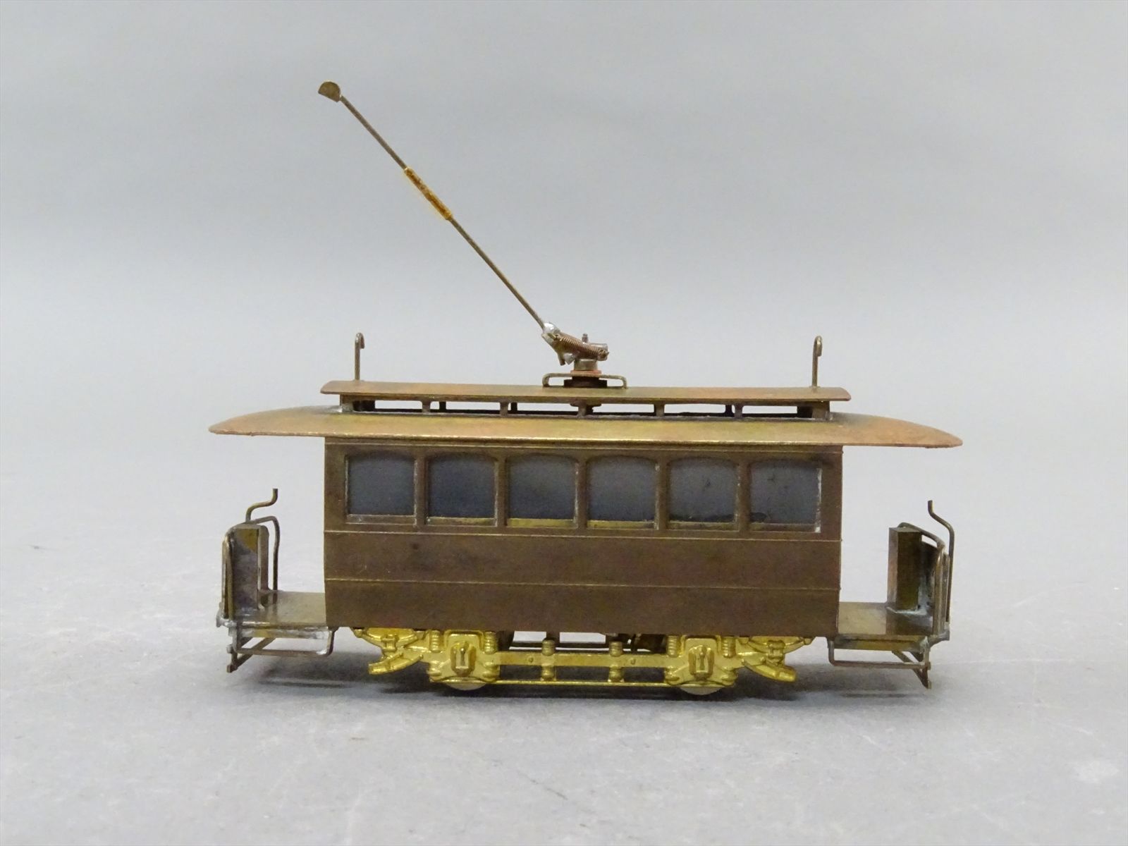 HO Brass Model - LMB 4-Wheel Birney Trolley - Unpainted - Made in Japan