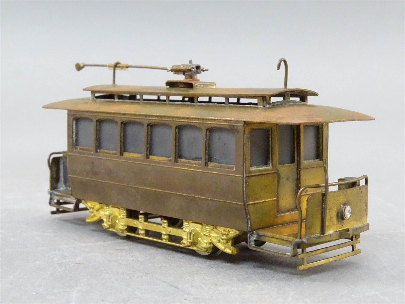 HO Brass Model - LMB 4-Wheel Birney Trolley - Unpainted - Made in Japan