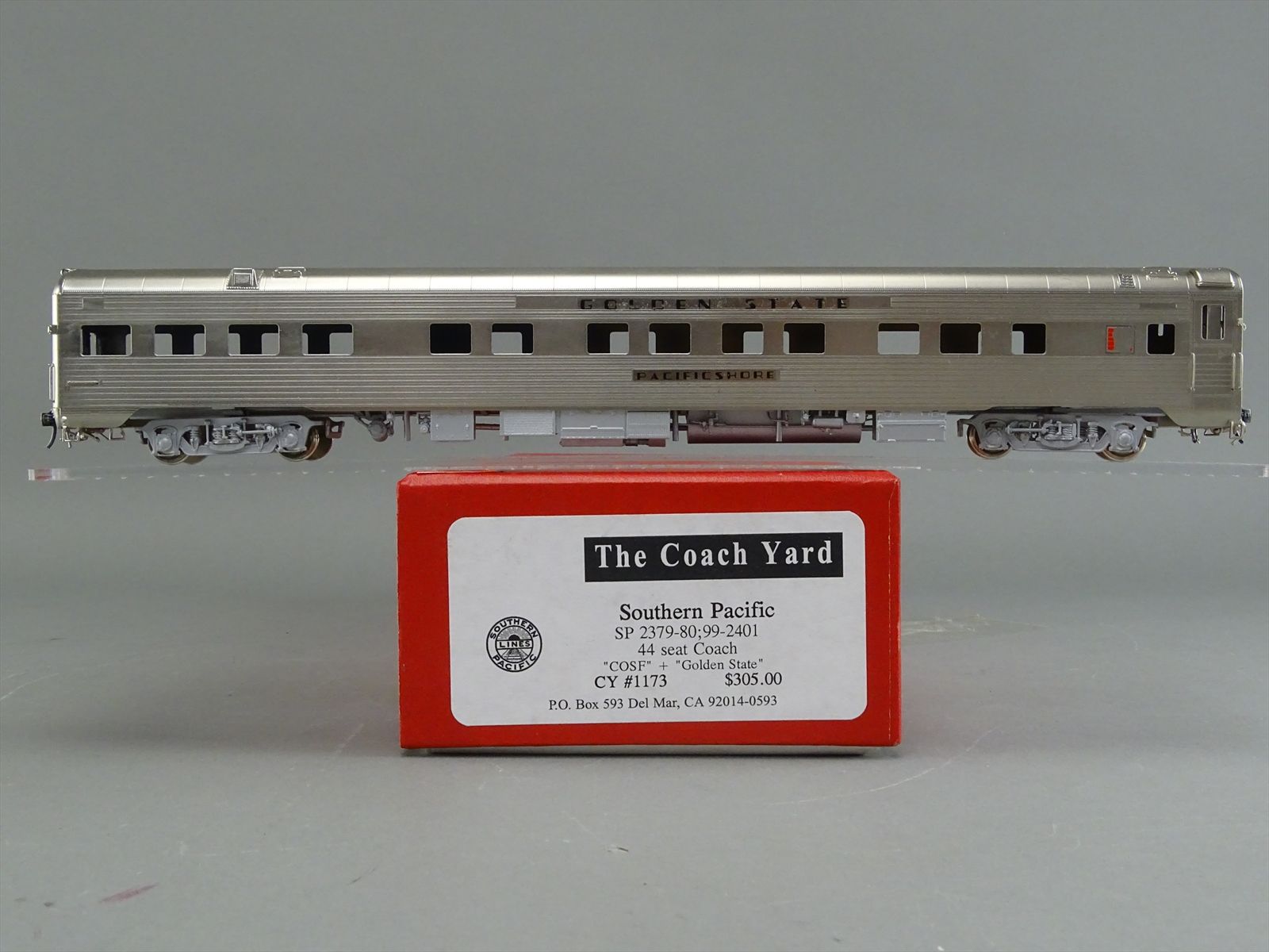 HO Brass Model - TCY 1228 AT&SF Santa Fe as Golden State 4-1 Blunt End ...