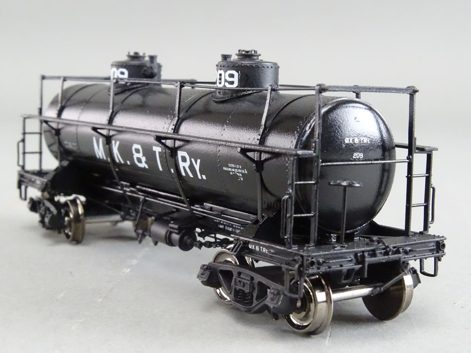 HO Brass Model - W&R AC&F 10000 Gallon High Walkway Two 2 Dome Tank Car ...