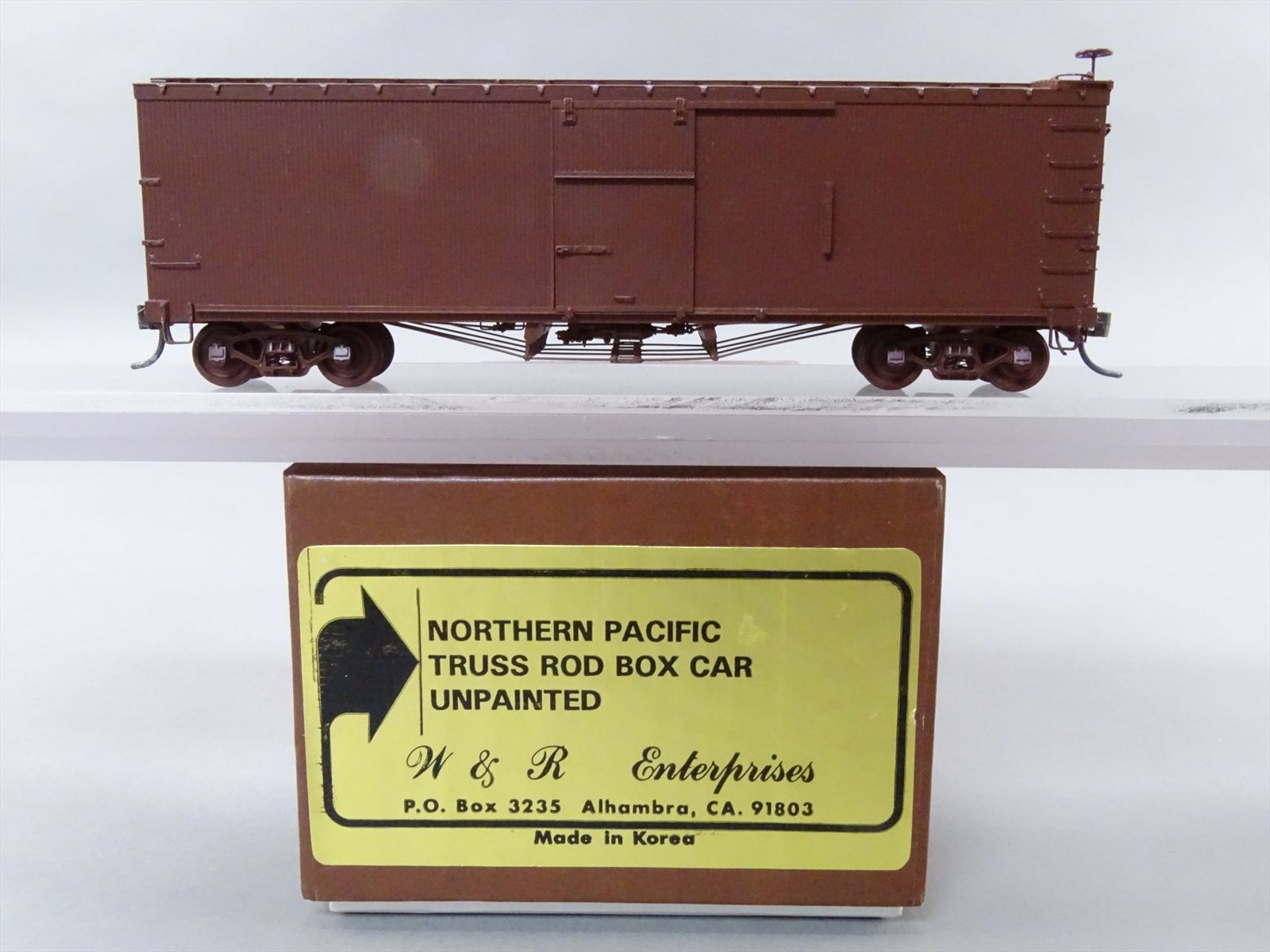 HO Brass Model - W&R NP Northern Pacific Truss Rod Boxcar Box Car ...