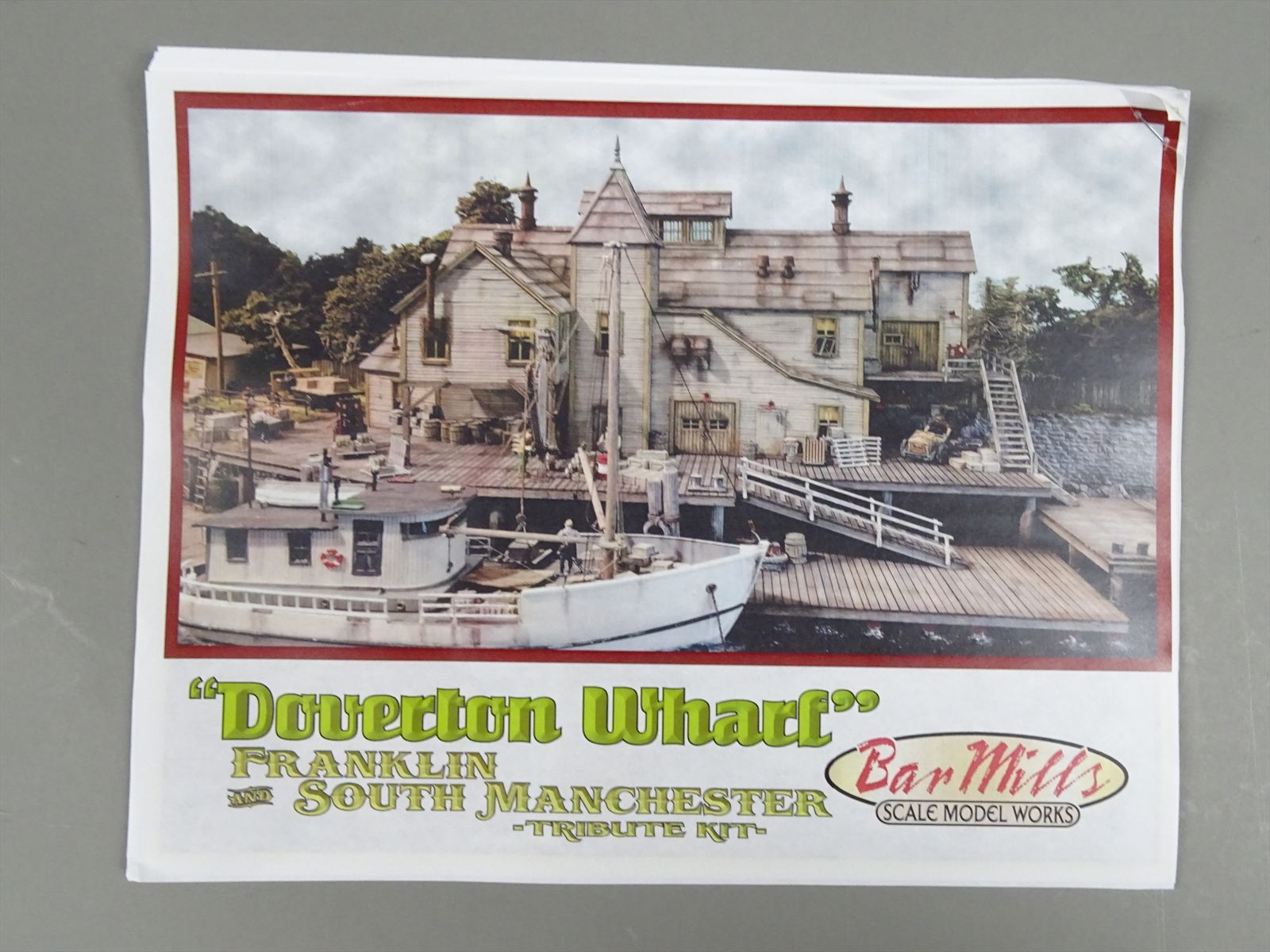 HO Scale Craftsman Kit - Bar Mills Tribute Kit #2 The Wharf at Doverton ...