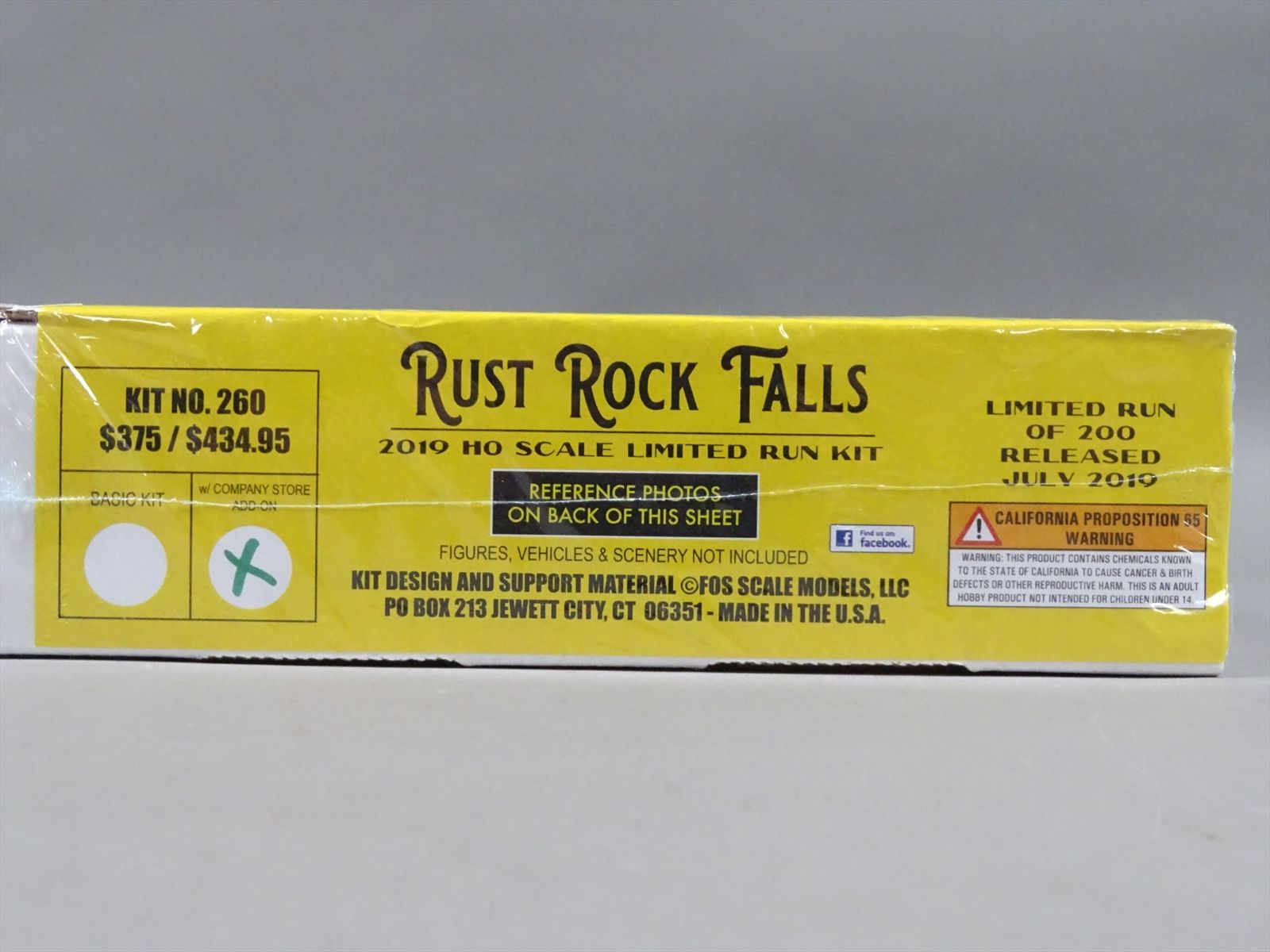 HO Scale Craftsman Kit - FOS 260 Rust Rock Falls Limited Run 1/200 w ...