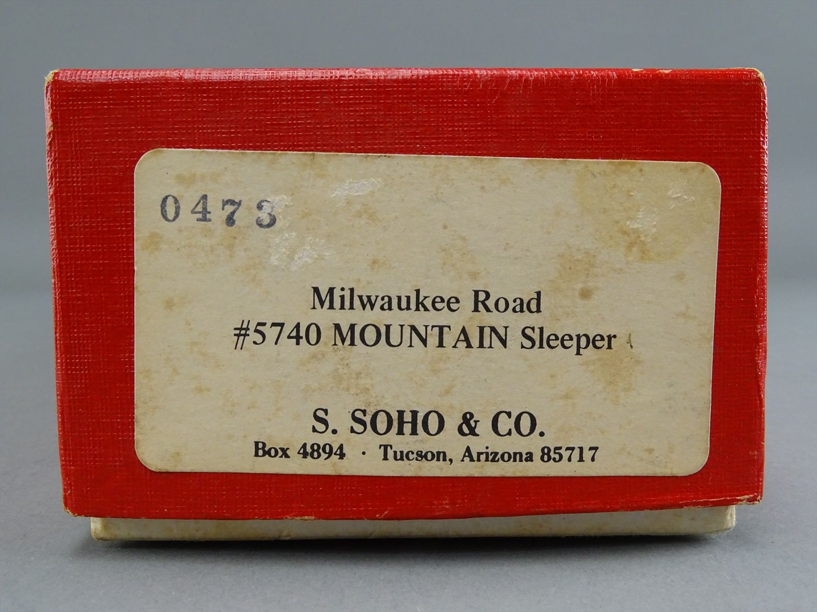 HO Brass Model - Soho 0474 Milwaukee Road #12 Creek Sleeper Skytop ...