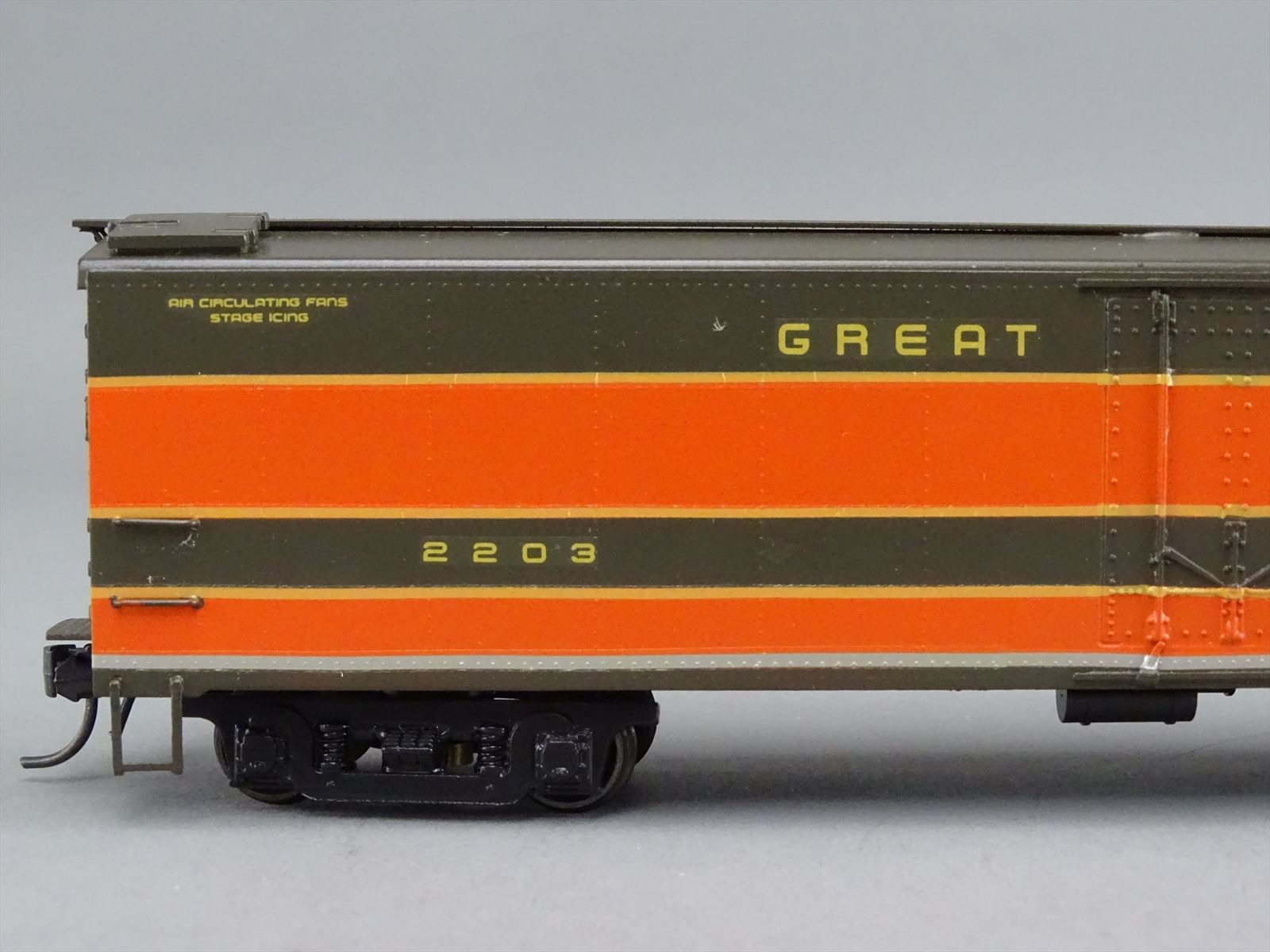 HO Brass Model - NPP Nickel GN Great Northern Steel Express Reefer ...