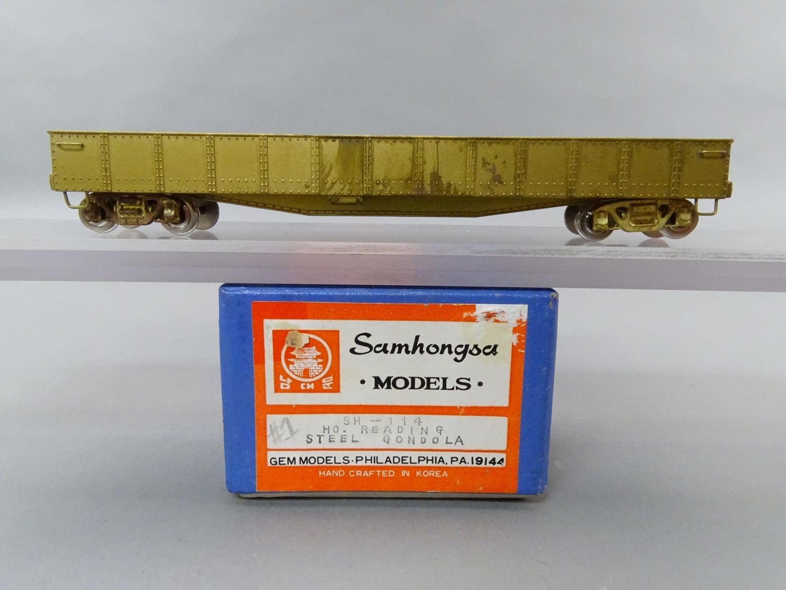 HO Brass Model - Gem SH-114 RDG Reading Heavy Brass Construction ...