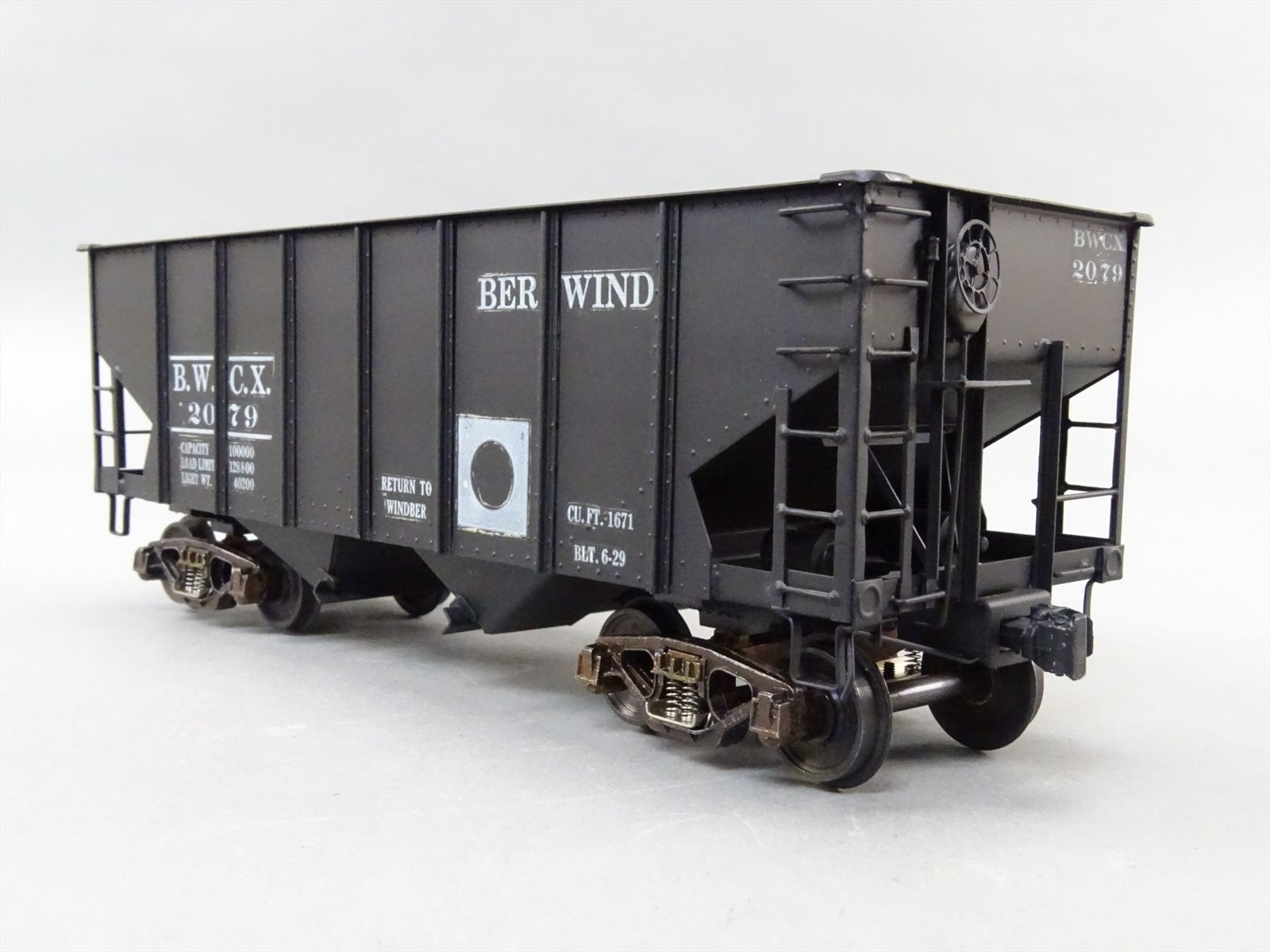 O Brass Model - USH 506 BWCX Berwind Twin Hopper Rib Side #2079 ...