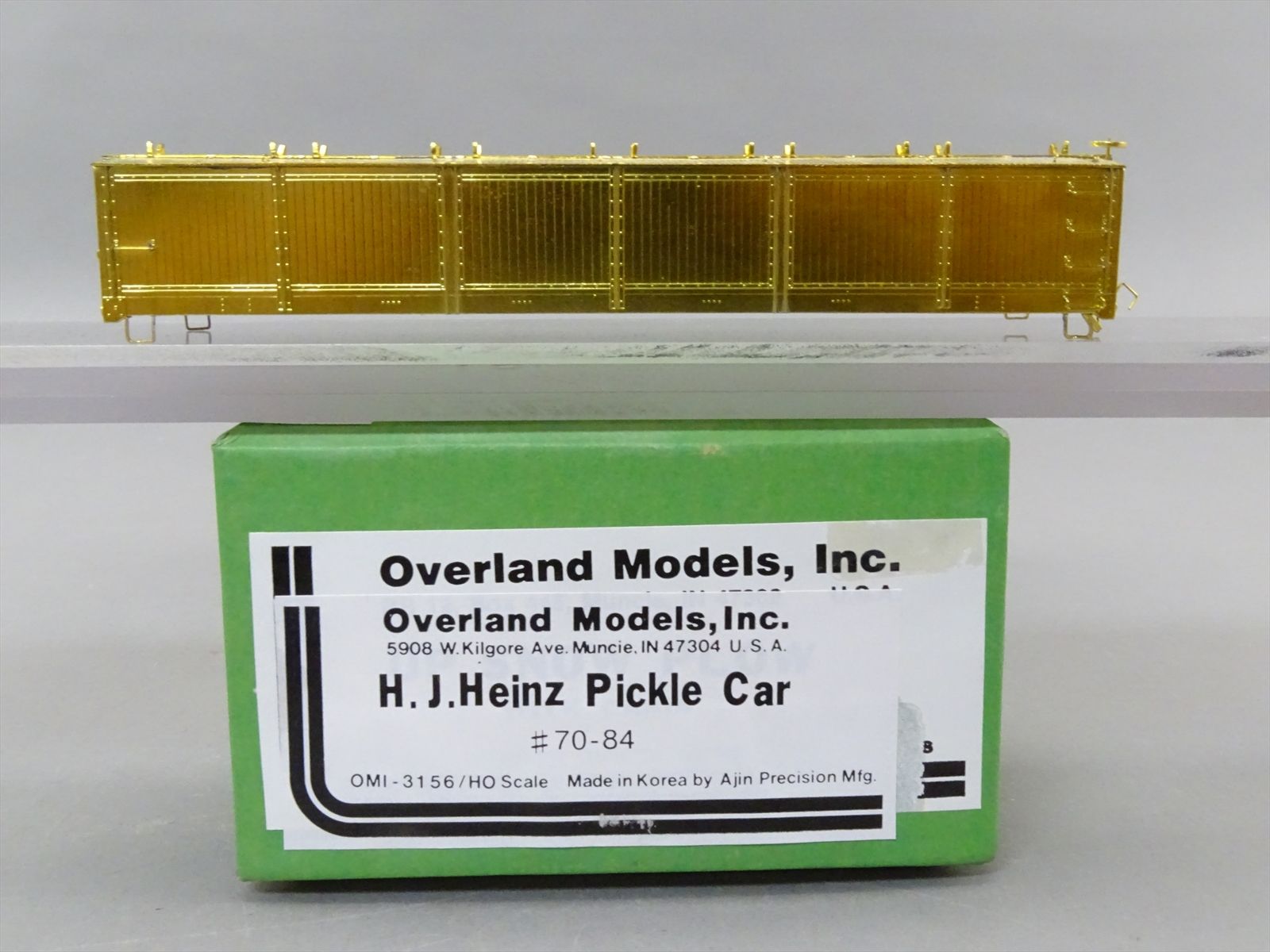 HO Brass Model - OMI 3156 HJHX Heinz 57 Pickle Tank Car - Unpainted ...