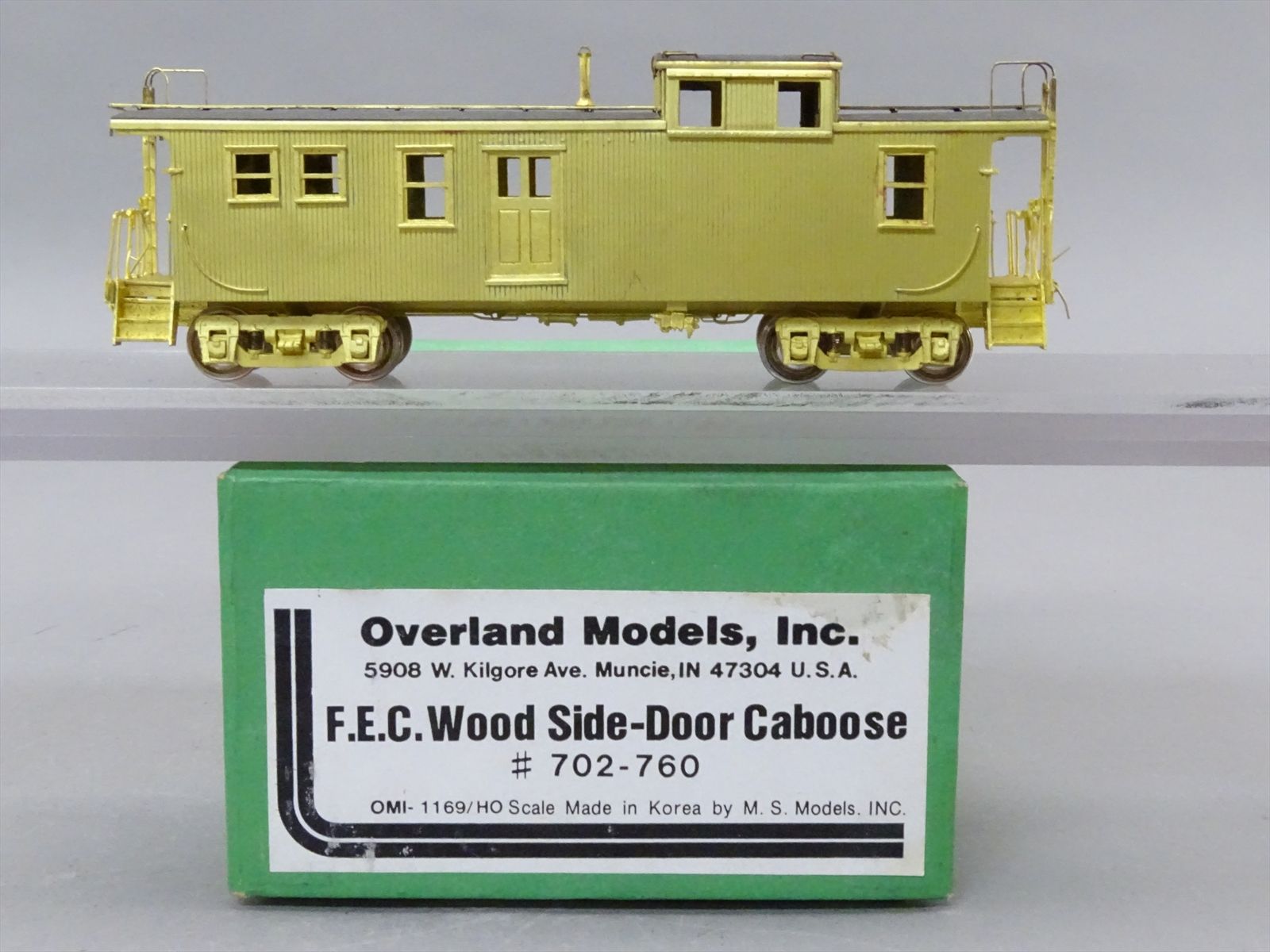 HO Brass Model - OMI 1169 FEC Florida East Coast Wood Side - Door ...