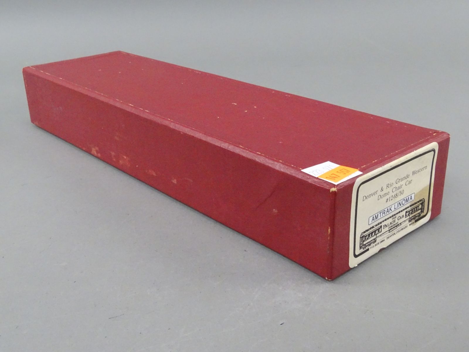 HO Brass Model - PCC Palace Car Co. D&RGW as AMT Amtrak Dome Chair ...