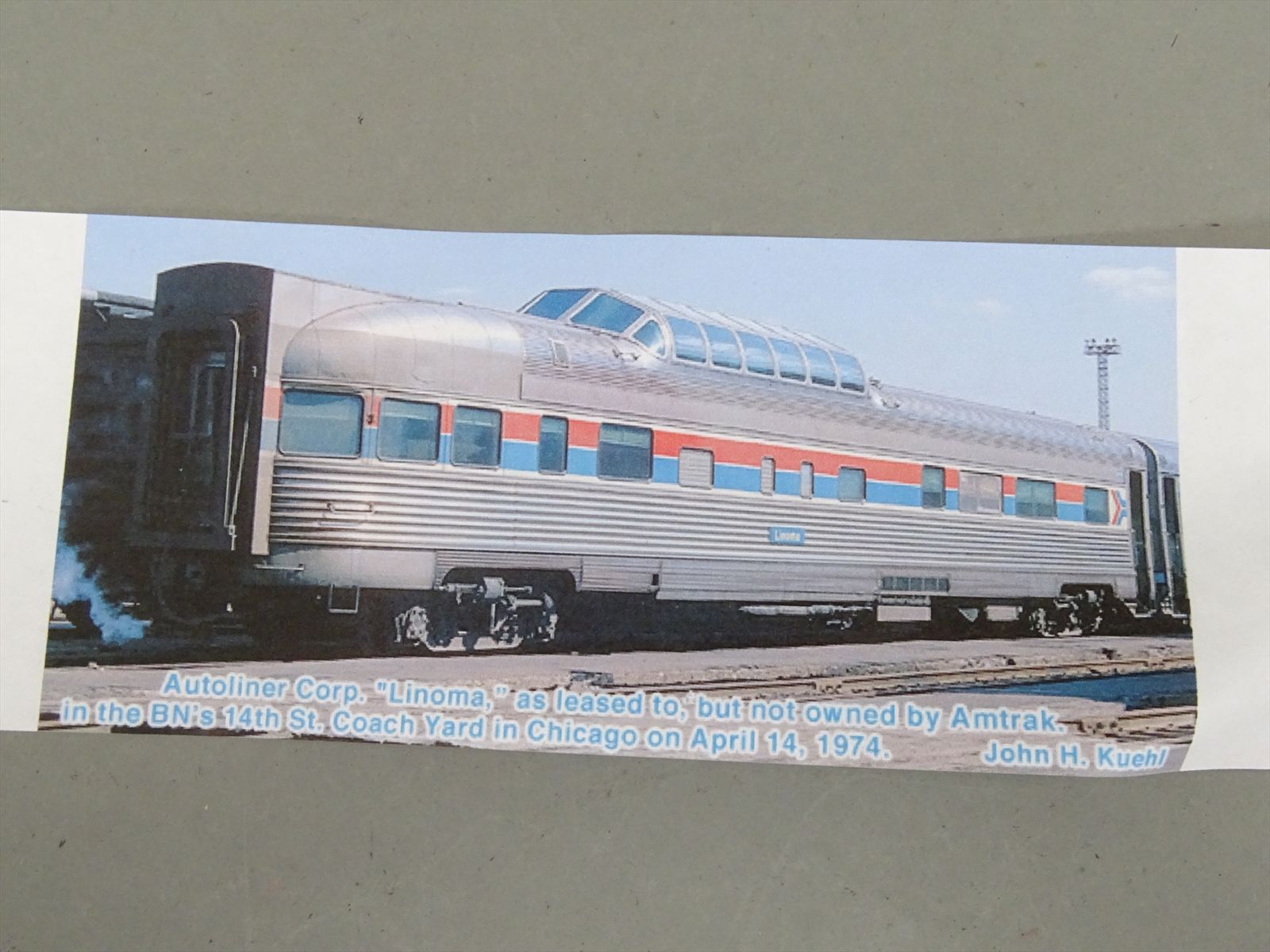 HO Brass Model - PCC Palace Car Co. D&RGW as AMT Amtrak Dome Chair ...