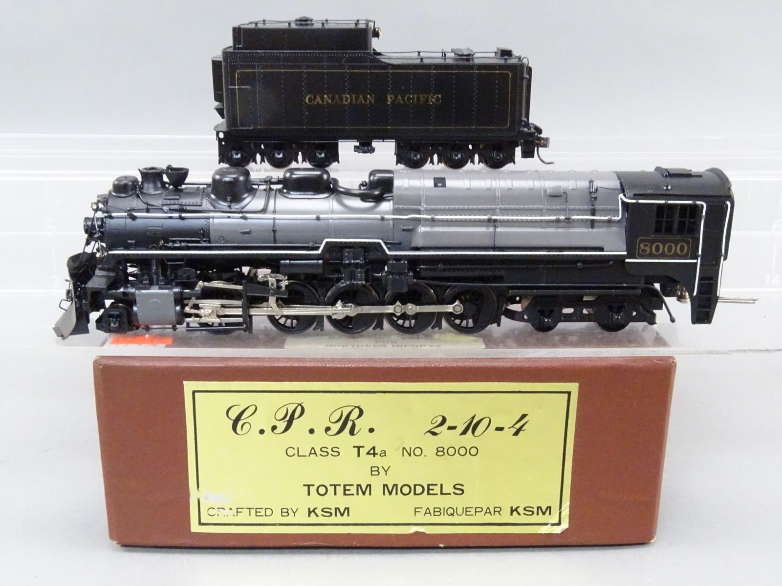 HO Brass Model - Totem CP CPR Canadian Pacific T4a Selkirk 2-10-4 #8000 ...