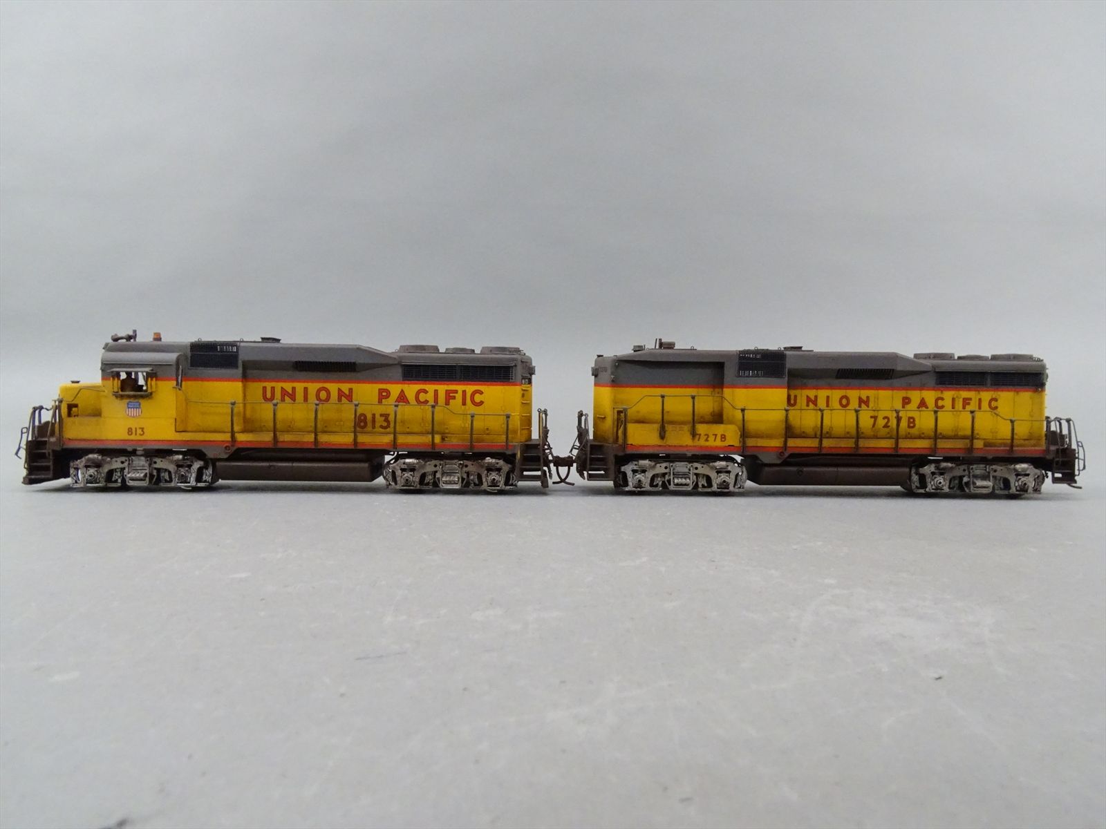 HO Brass Model - CIL 2167.1 UP Union Pacific GP30 GP30A GP30B A-B Set #813 + #727B - F/P ...