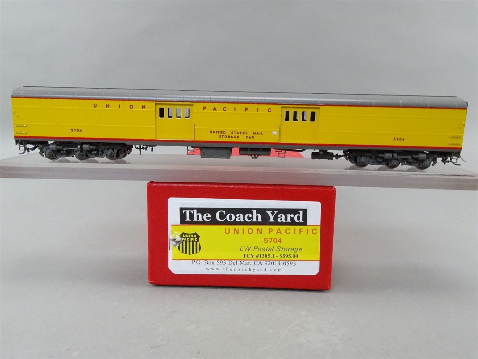 HO Brass Model - TCY 1385.1 UP Union Pacific LW Lightweight Postal ...