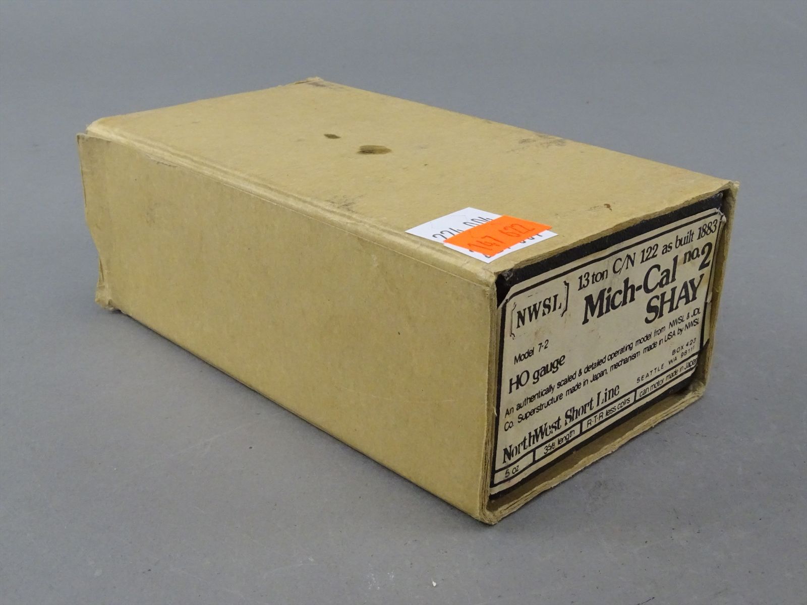 HO Brass Model - NWSL Rumsey Lumber Co. Big Rapids, MI Mich-Cal Shay 13 ...
