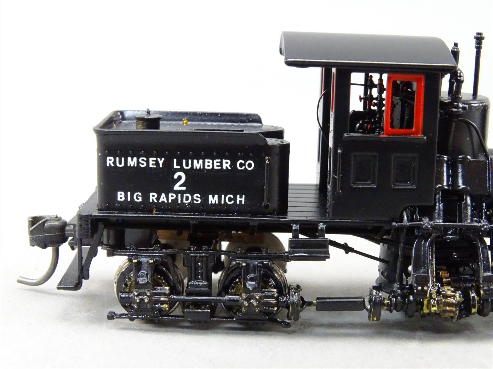 HO Brass Model - NWSL Rumsey Lumber Co. Big Rapids, MI Mich-Cal Shay 13 ...