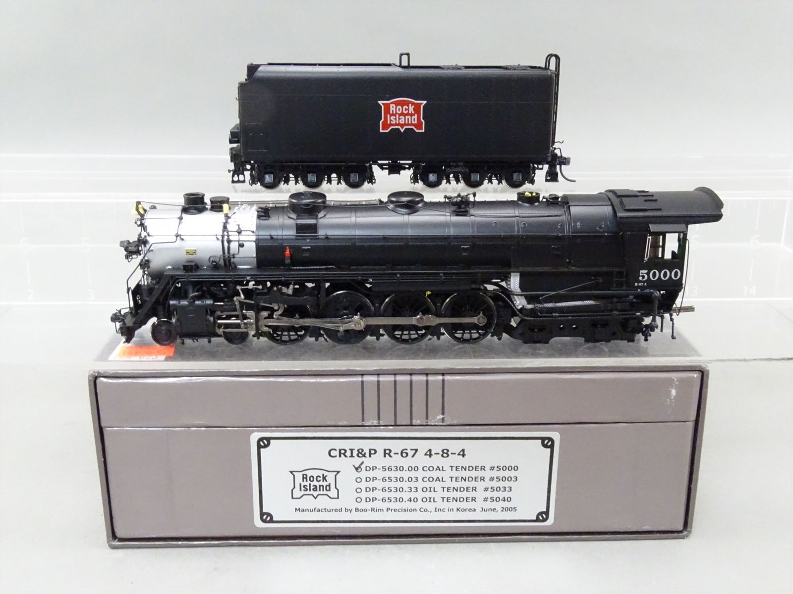 HO Brass Model - DP 5630.00 CRI&P RI Rock Island R-67 4-8-4 Coal #5000 ...