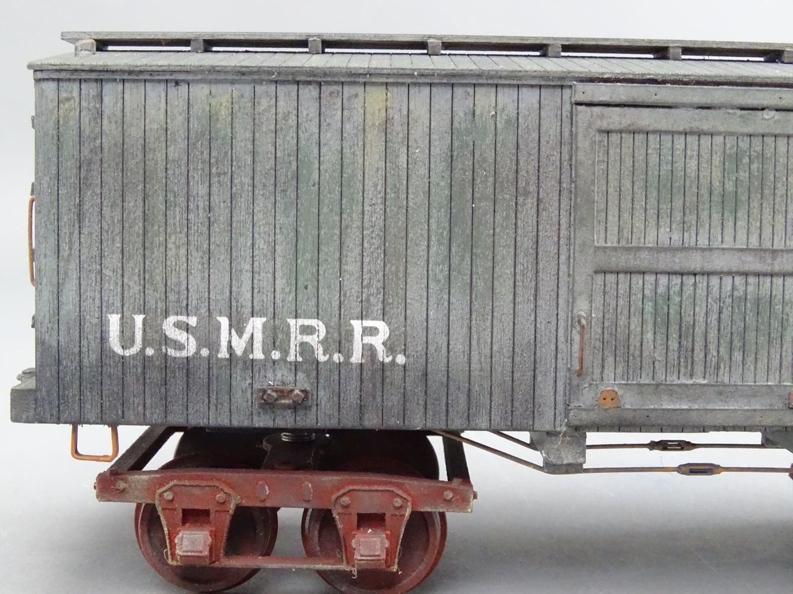 O Wood Built Up Kit - USMRR Truss Rod Boxcar 28 ft #194 - Custom ...