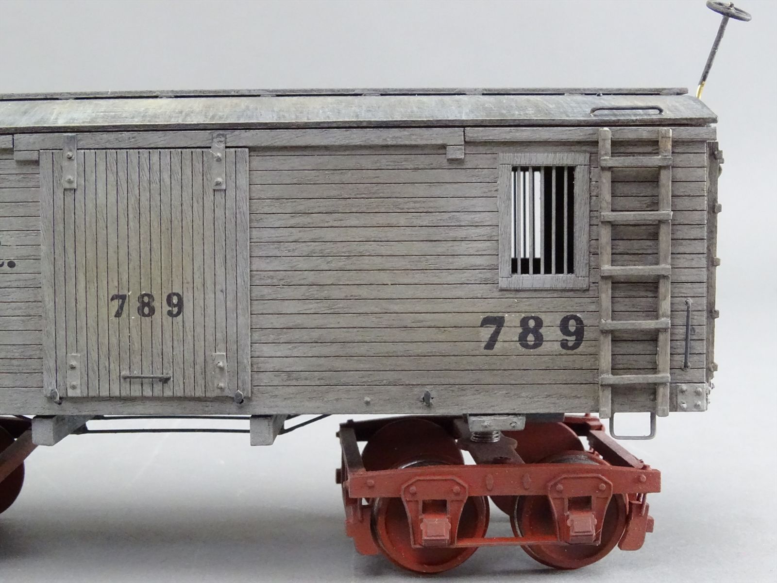 O Wood Built Up Kit - USMRR Truss Rod 28 ft Boxcar #789 - Custom ...