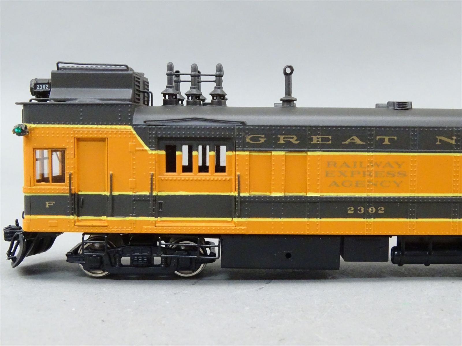 HO Brass Model - Oriental GN Great Northern Gas Electric + Coach ...