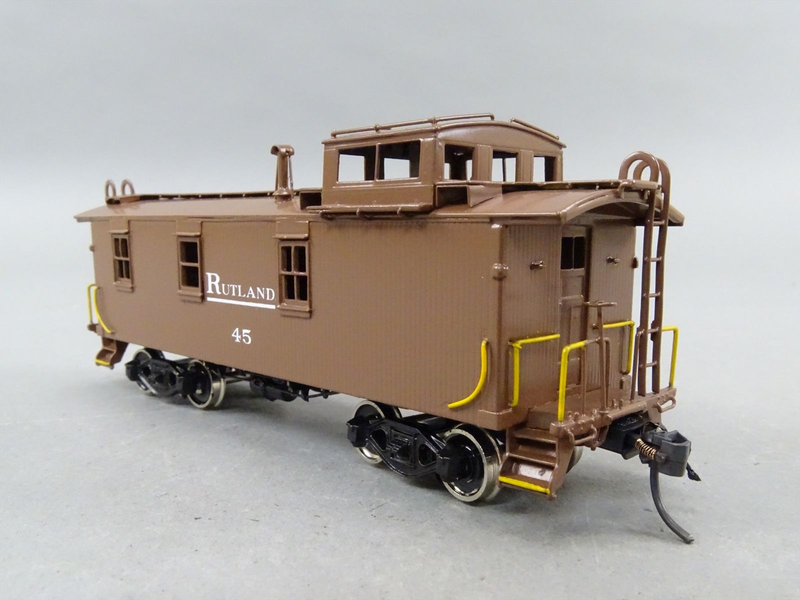 HO Brass Model - OMI 1191 RUT Rutland 30' Wood Caboose #45 - Custom ...