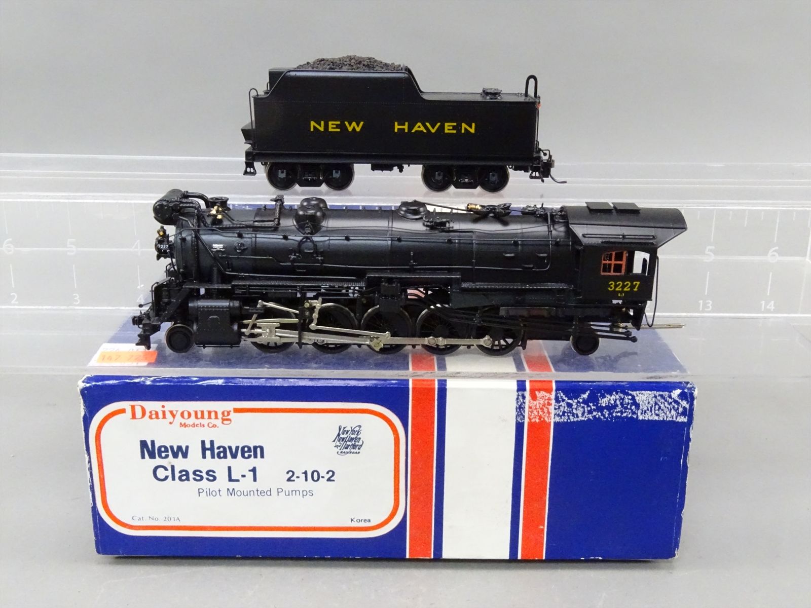 HO Brass Model - NJCB ST-201A NH New Haven L-1 2-10-2 Pilot Mounted ...