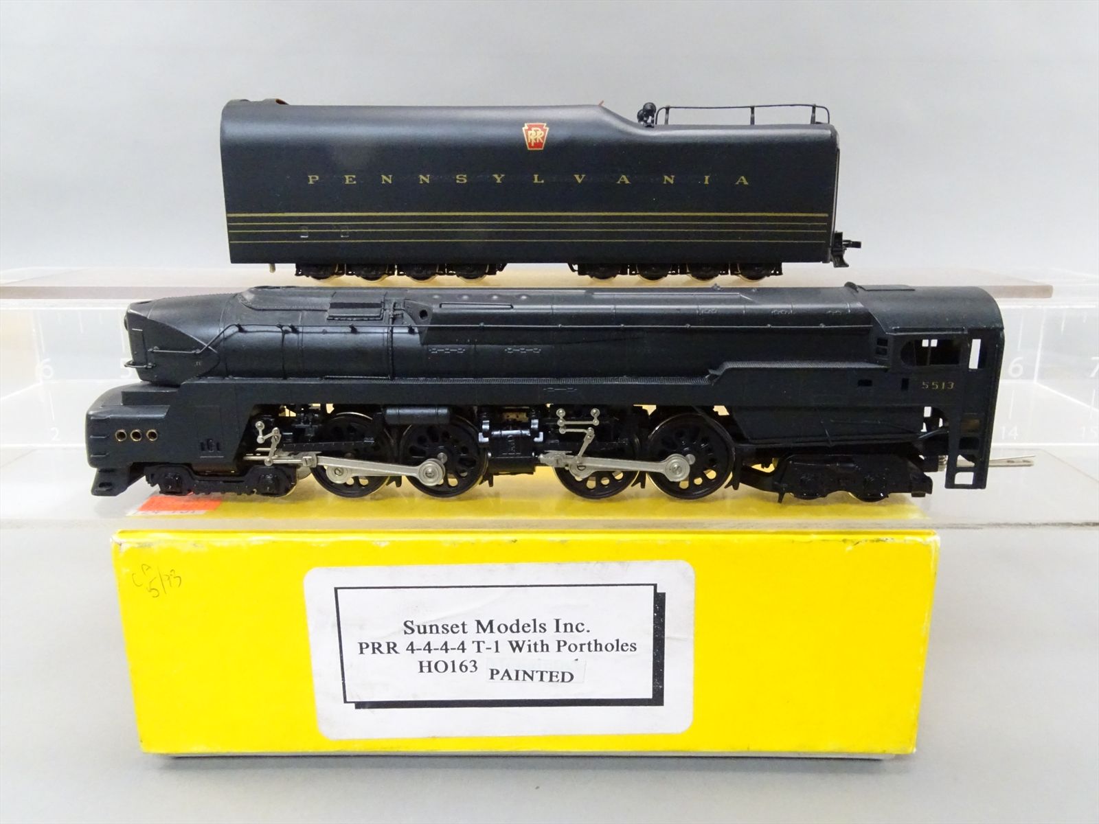 HO Brass Model - Sunset PRR T-1 4-4-4-4 w/ Portholes - Poor F/P - 1993 ...