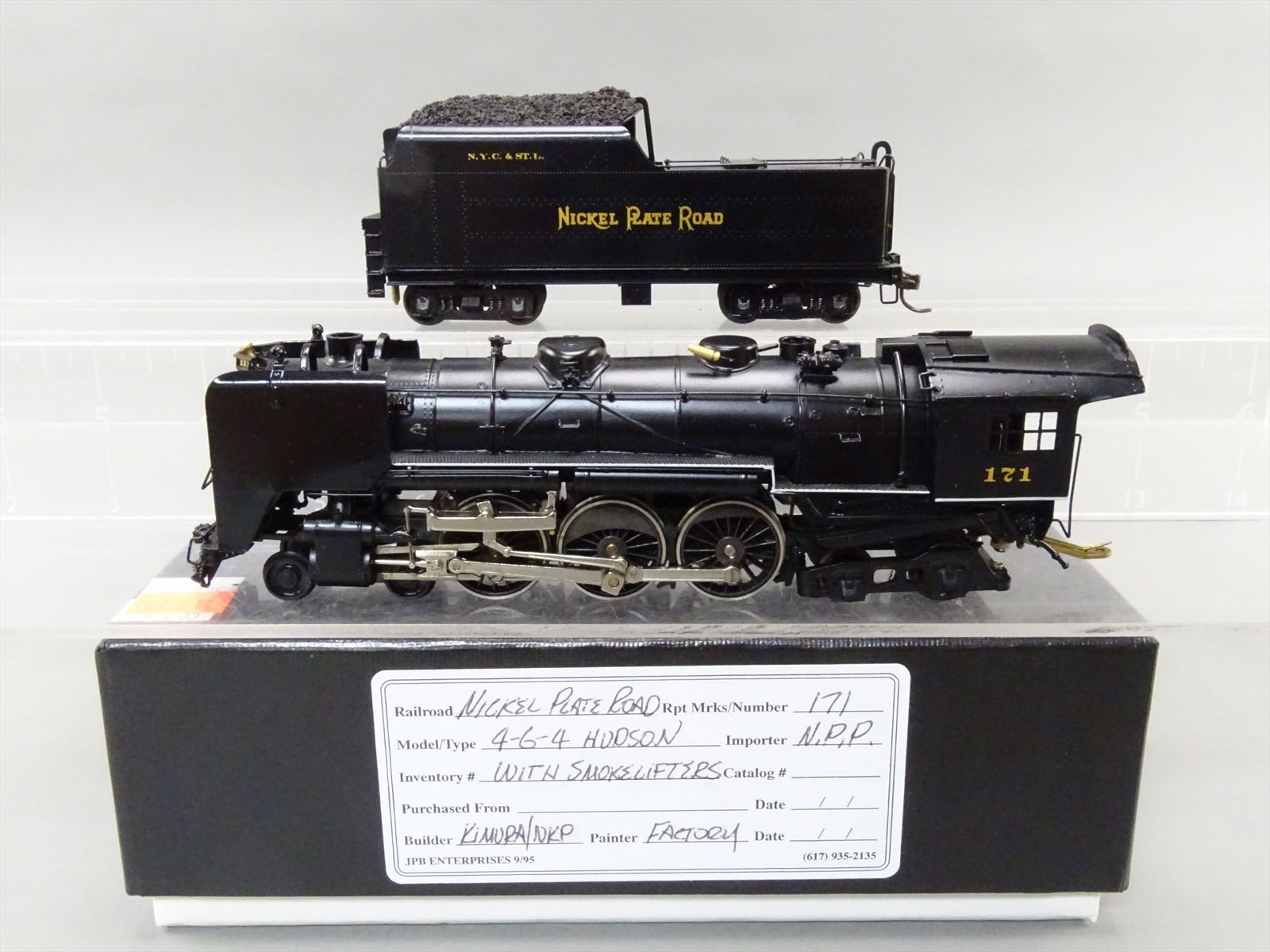 HO Brass Model - NPP NKP Nickel Plate Road L-1a 4-6-4 w/ Smokelifters ...