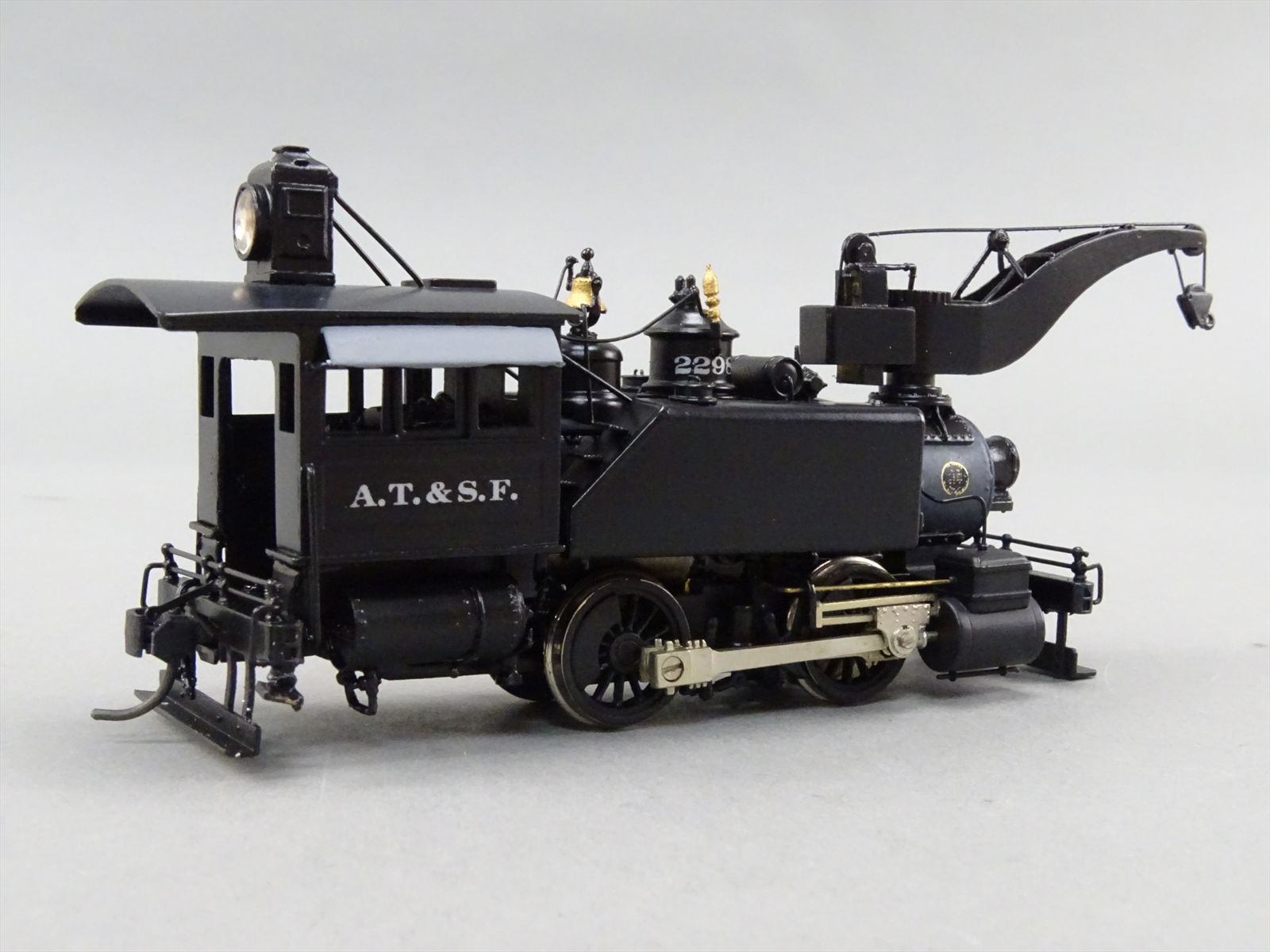 HO Brass Model - Key AT&SF Santa Fe 0-4-0 Shop Switcher with Crane ...