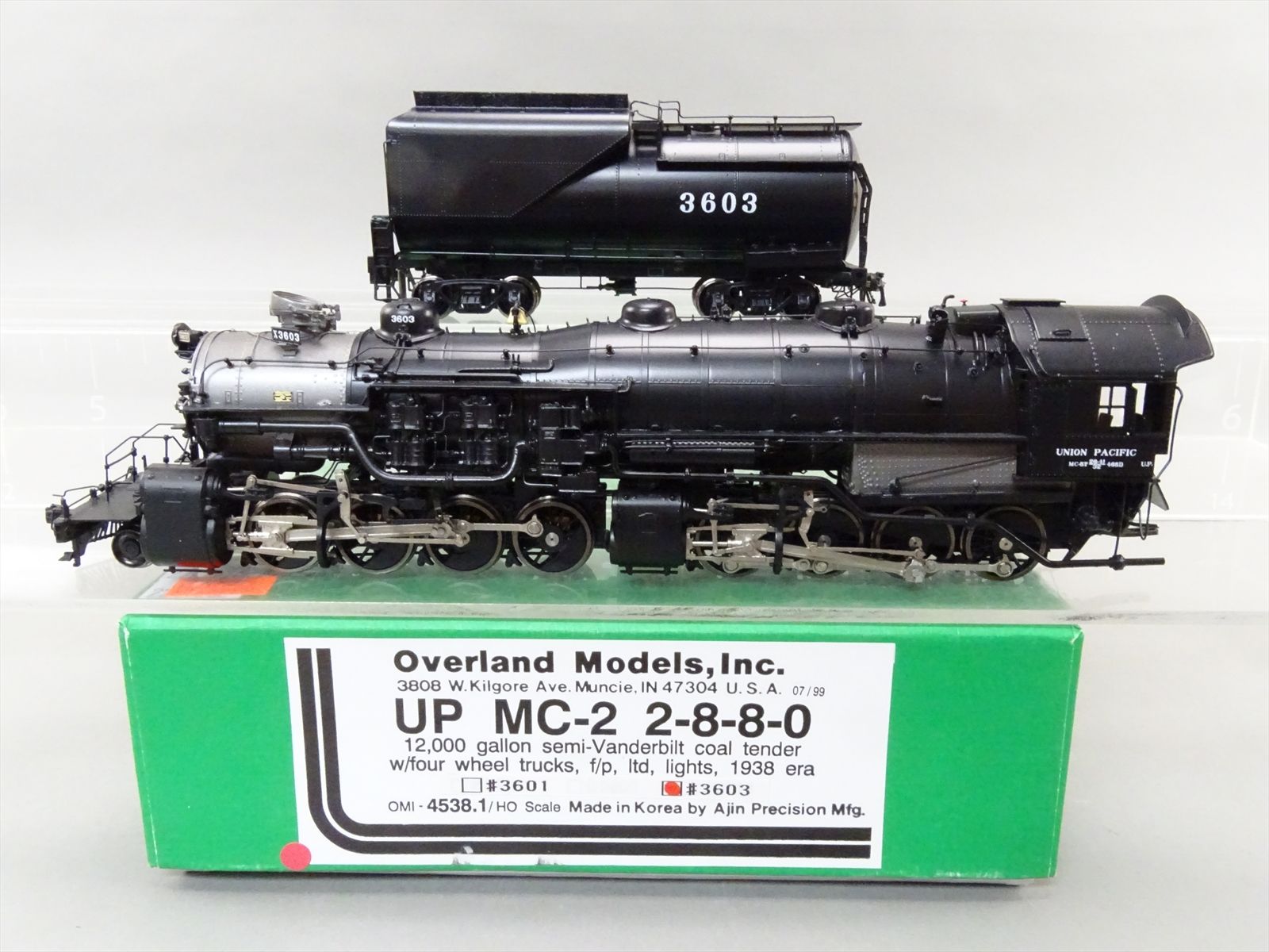 HO Brass Model - OMI 4538.1 UP Union Pacific MC-2 2-8-8-0 #3603 - F/P ...