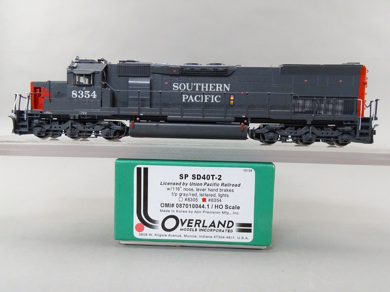 HO Brass Model - OMI 087010044.1 SP Southern Pacific SD40T-2 Bloody ...
