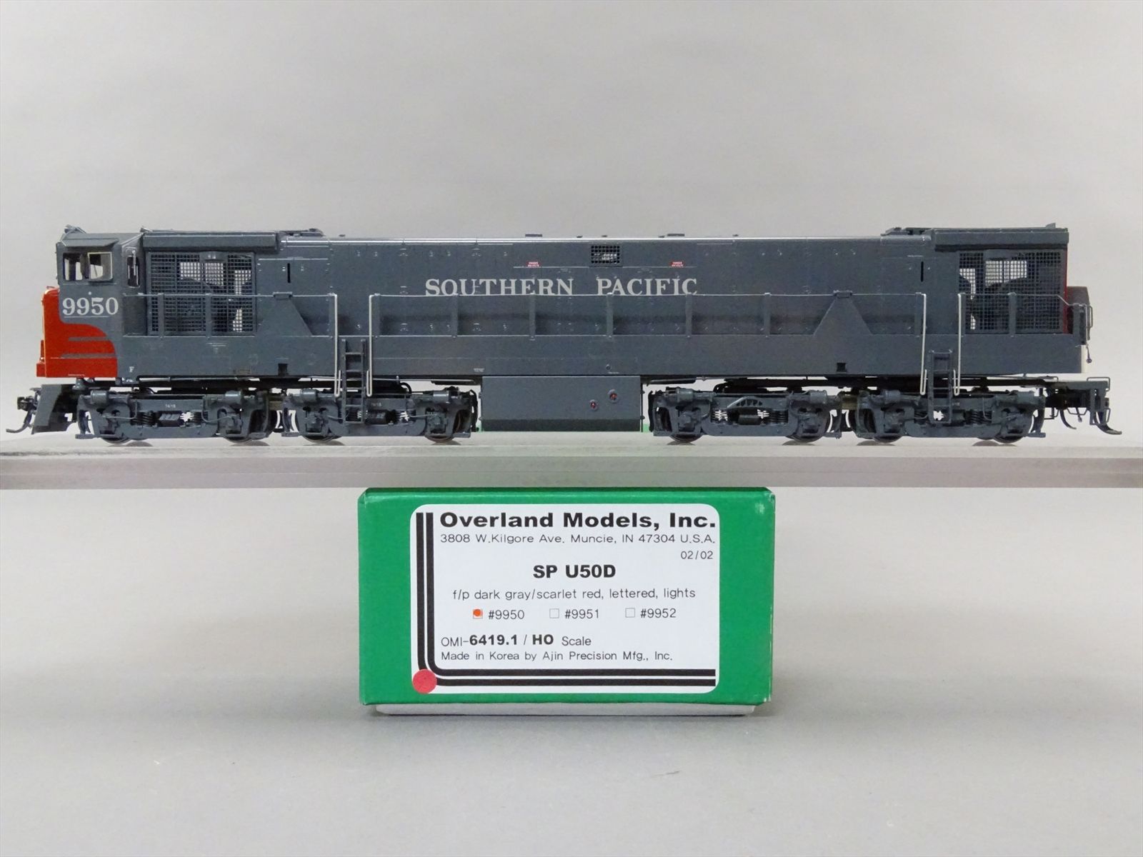 HO Brass Model - OMI 6419.1 SP Southern Pacific U50D #9950 Bloody Nose ...