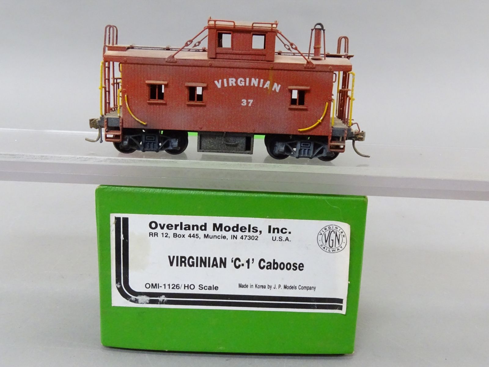 HO Brass Model - OMI 1126 VGN Virginian C-1 Caboose #37 - Custom ...