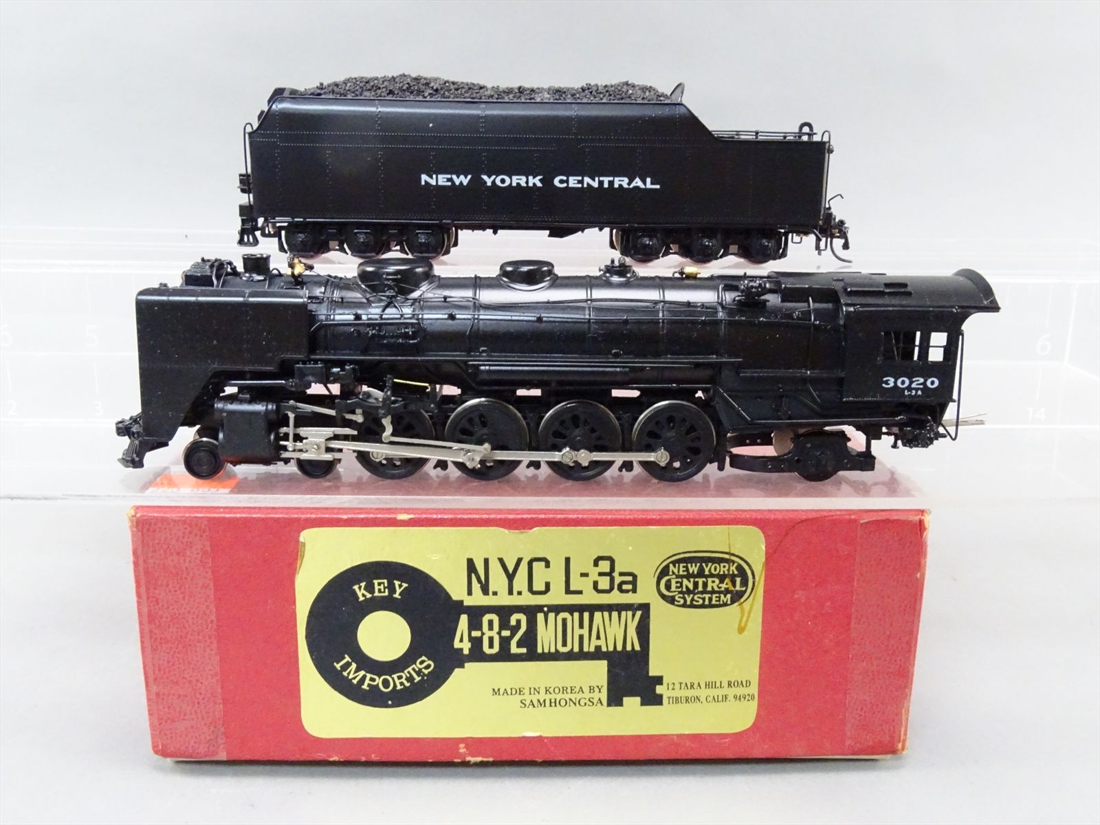 HO Brass Model - Key NYC New York Central 4-8-2 L-3a Mohawk #3020 ...