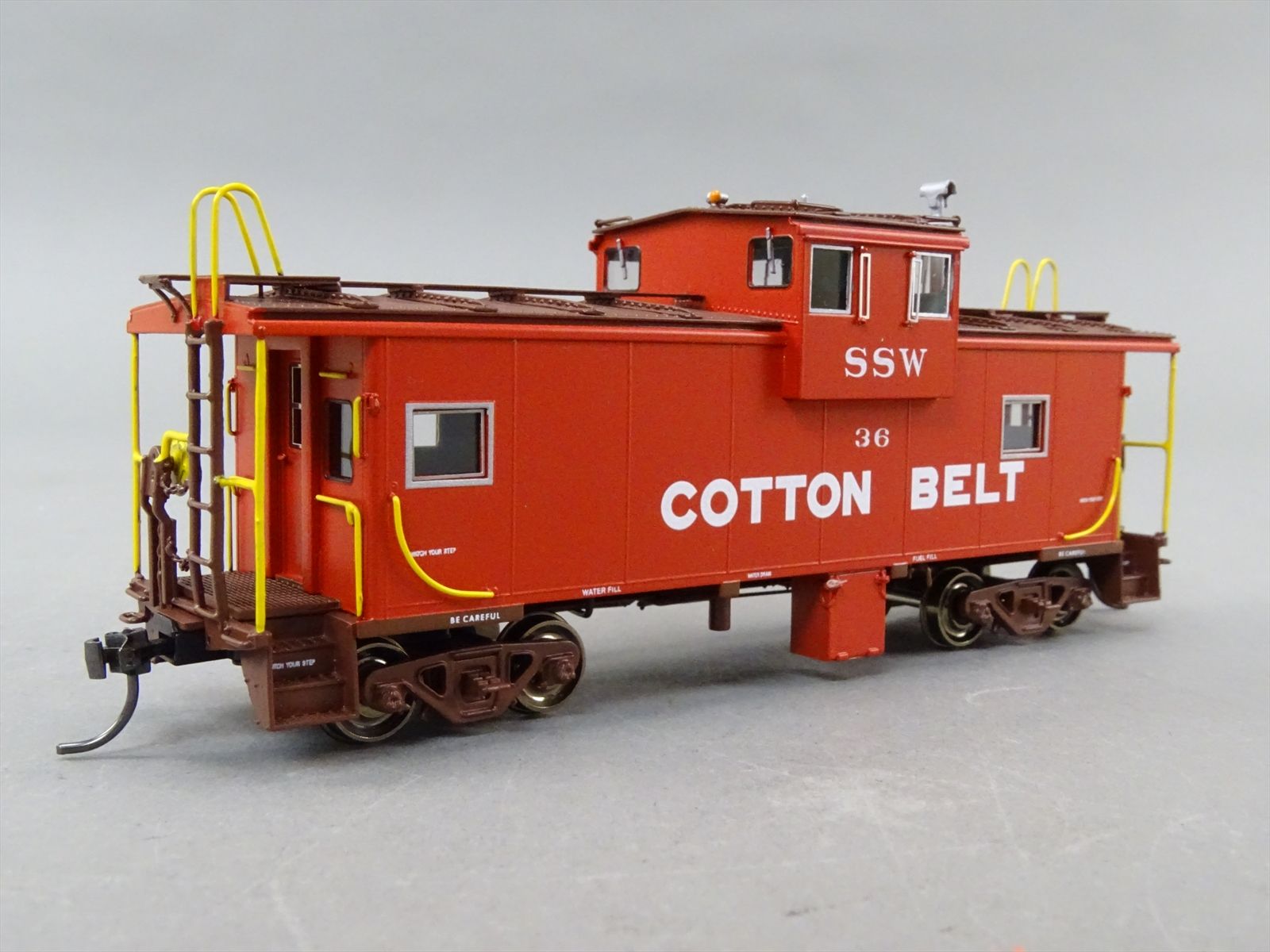 HO Brass Model - OMI 4255.3 SSW St. Louis Southwestern Cotton Belt C-40-8 Class Caboose #36 - F ...