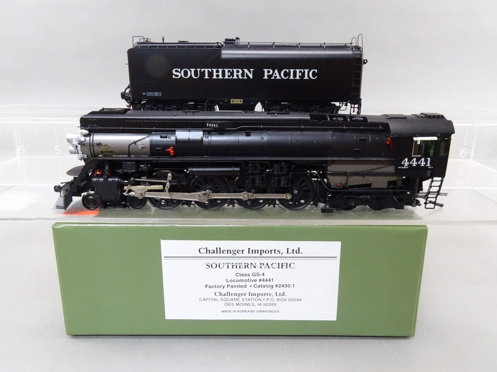 HO Brass Model - CIL 2430.1 SP Southern Pacific GS-4 4-8-4 #4441 - F/P ...