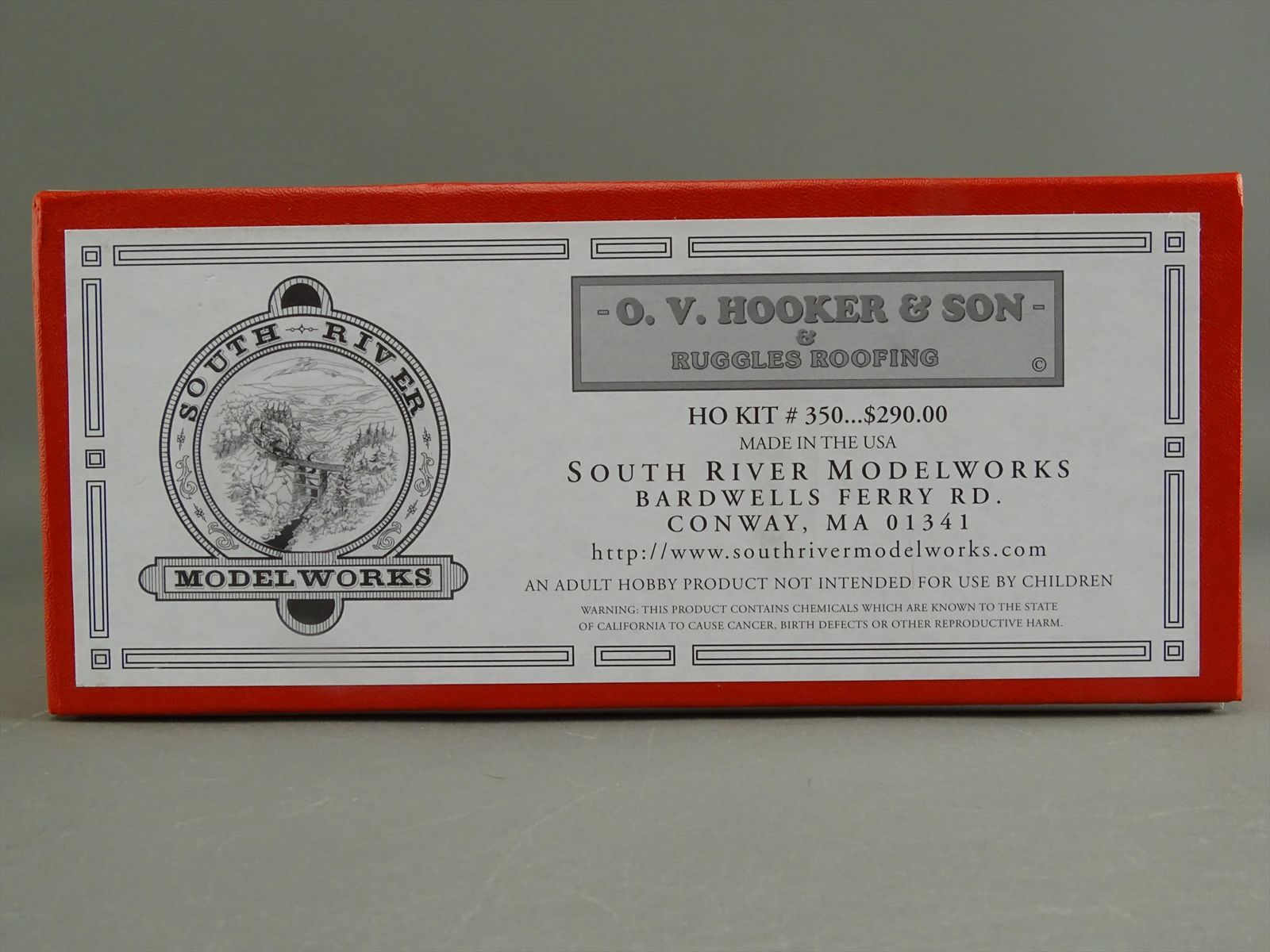 HO Scale Craftsman Kit - SRMW South River Model Works Kit #350 - O.V ...