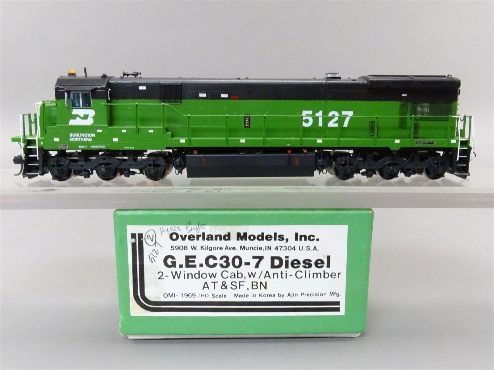 HO Brass Model - OMI 1969 BN Burlington Northern C30-7 Anti-Climber ...