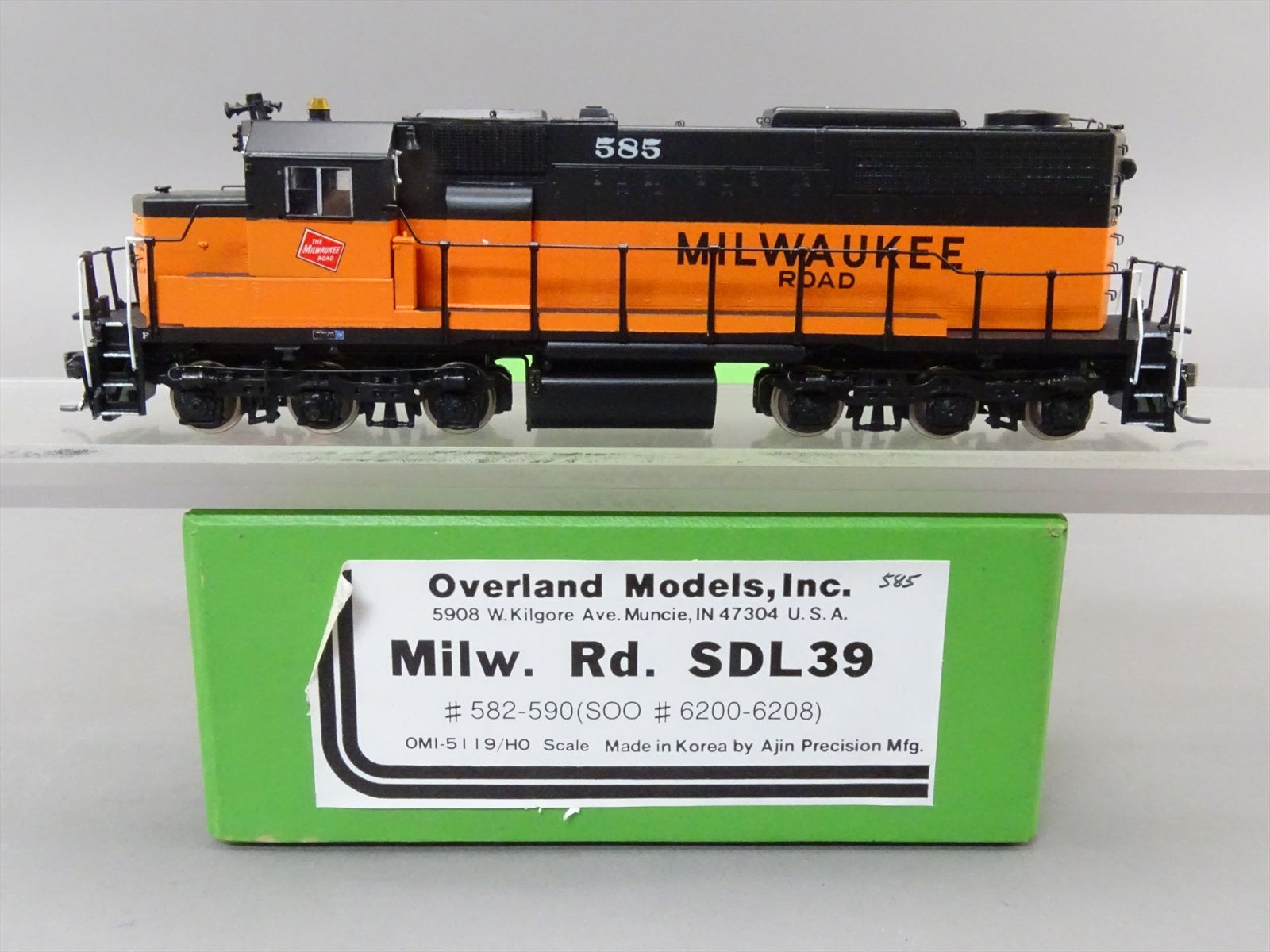 HO Brass Model - OMI 5119 MILW Milwaukee Road SDL39 #585 - Custom - 1988 Run - Ajin