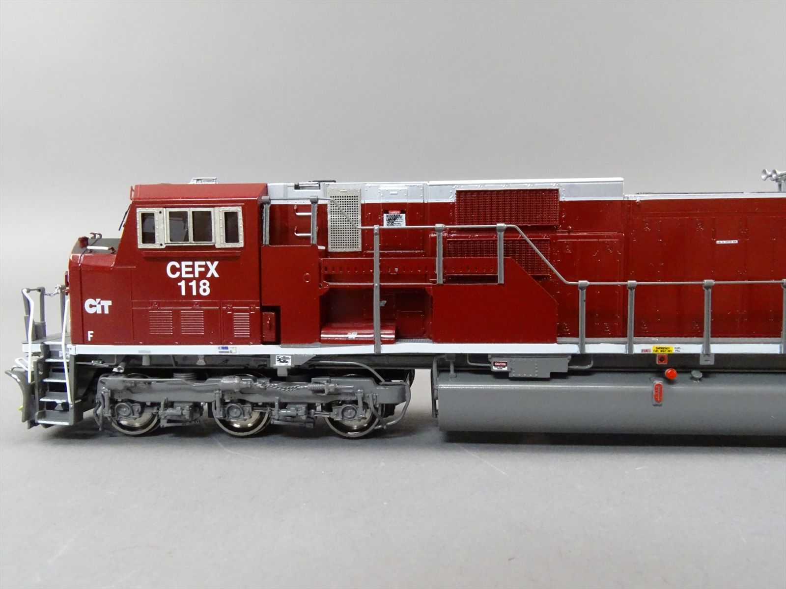 HO Brass Model - OMI 6629.1 CEFX Lease Co. SD9043MAC Maroon / Silver / Gray #118 - F/P - 2001 ...