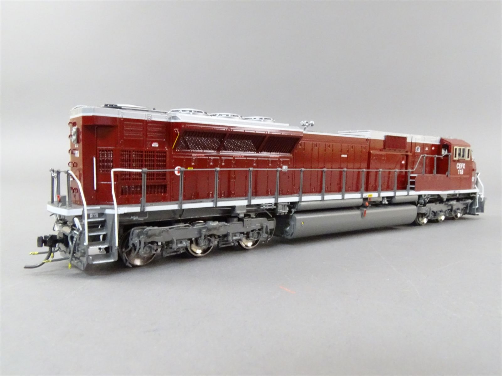 HO Brass Model - OMI 6629.1 CEFX Lease Co. SD9043MAC Maroon / Silver ...