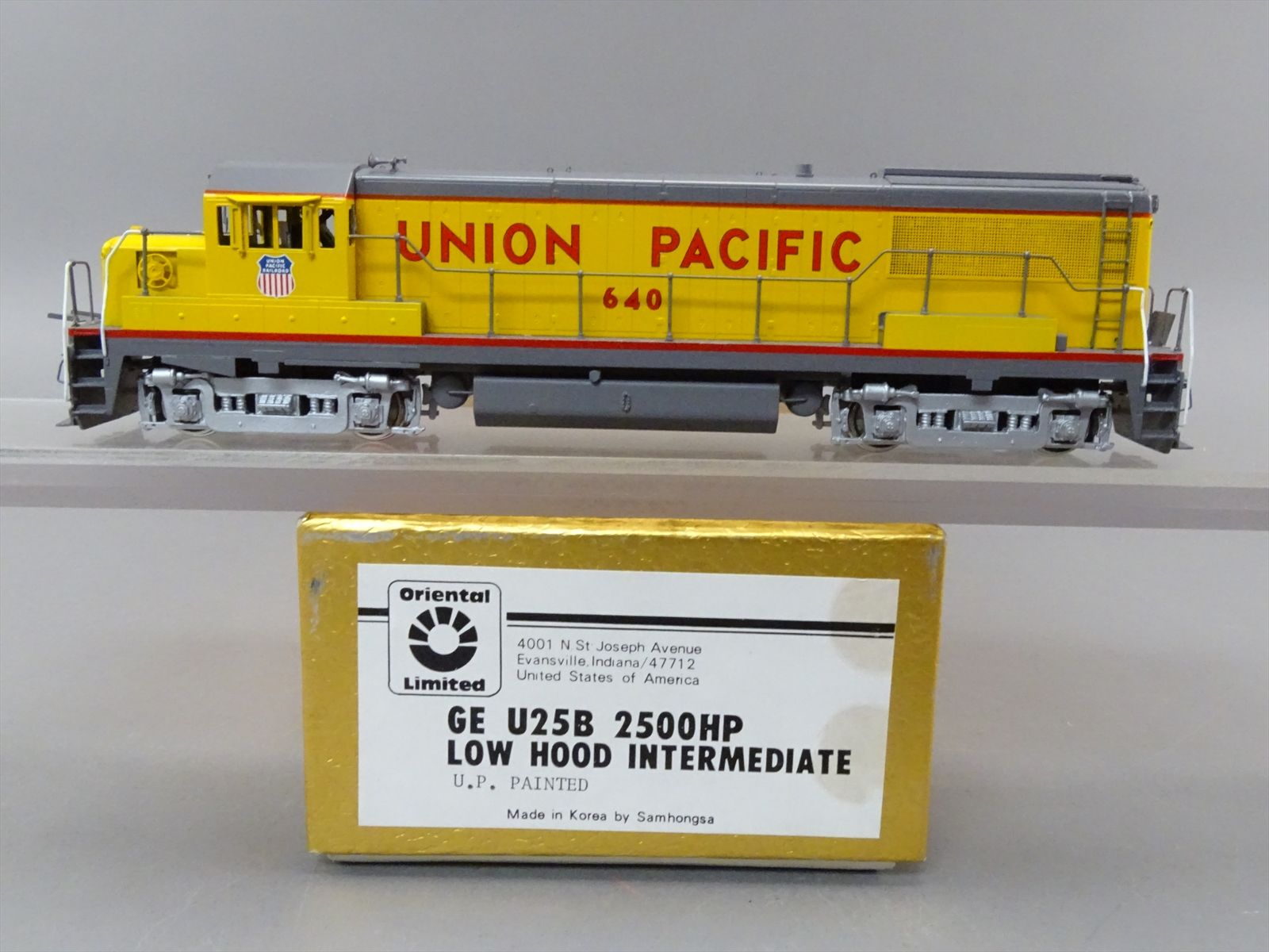 HO Brass Model - Oriental ORI P495 UP Union Pacific U-25B - F/P - 1985 ...