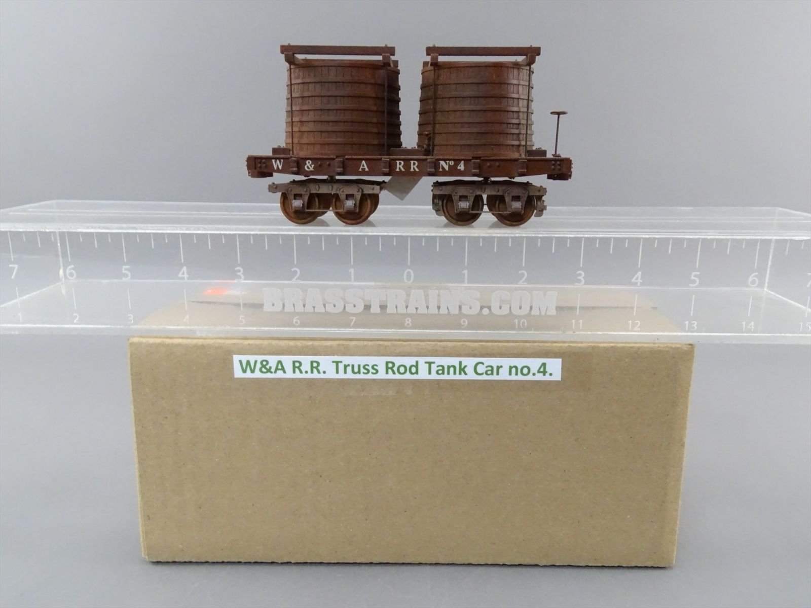 O Wood Built Up Kit - W&ARR Western & Atlantic Truss Rod Tank Car #4 ...