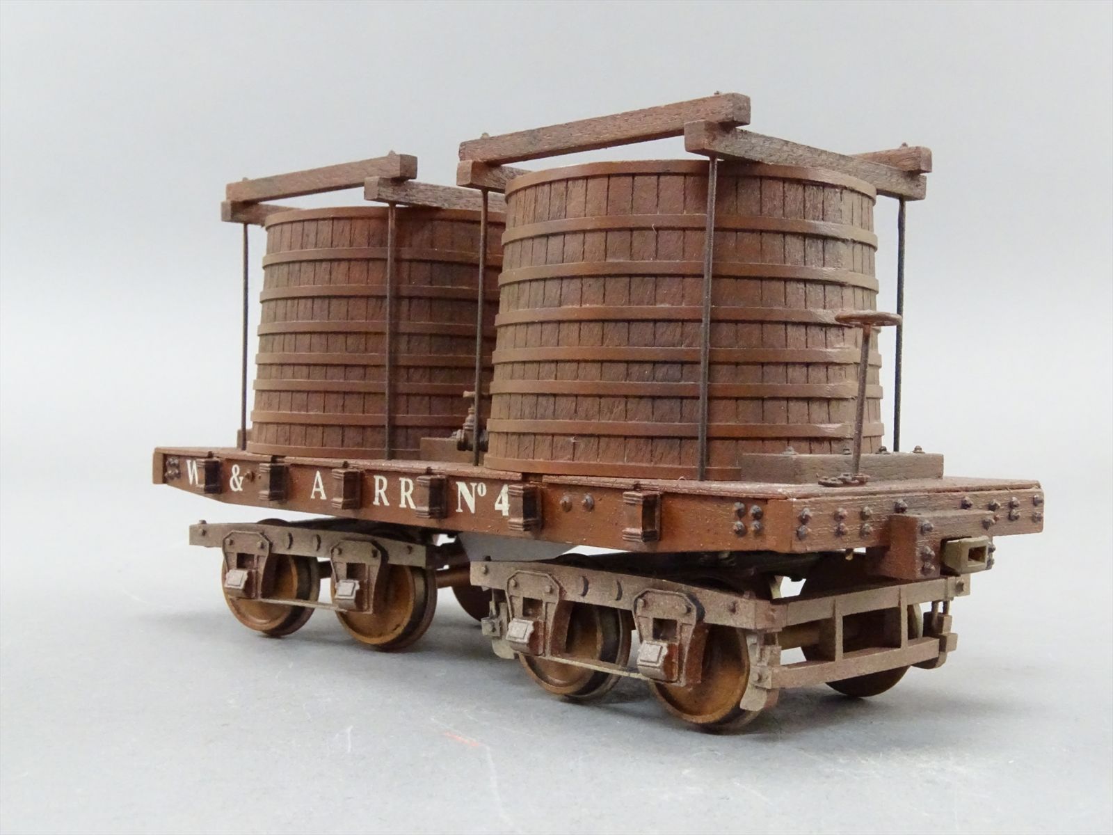 O Wood Built Up Kit - W&ARR Western & Atlantic Truss Rod Tank Car #4 ...