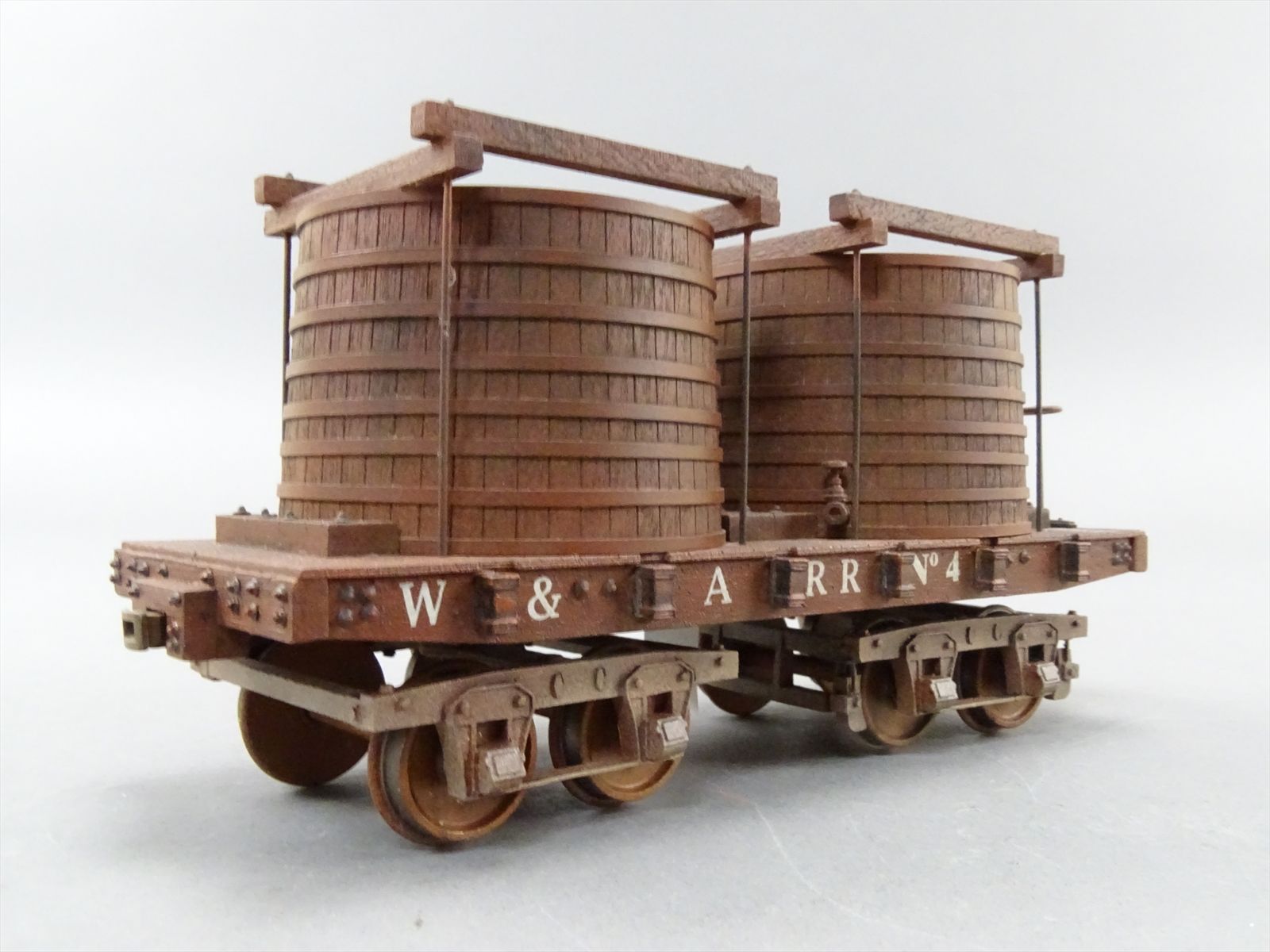 O Wood Built Up Kit - W&ARR Western & Atlantic Truss Rod Tank Car #4 ...