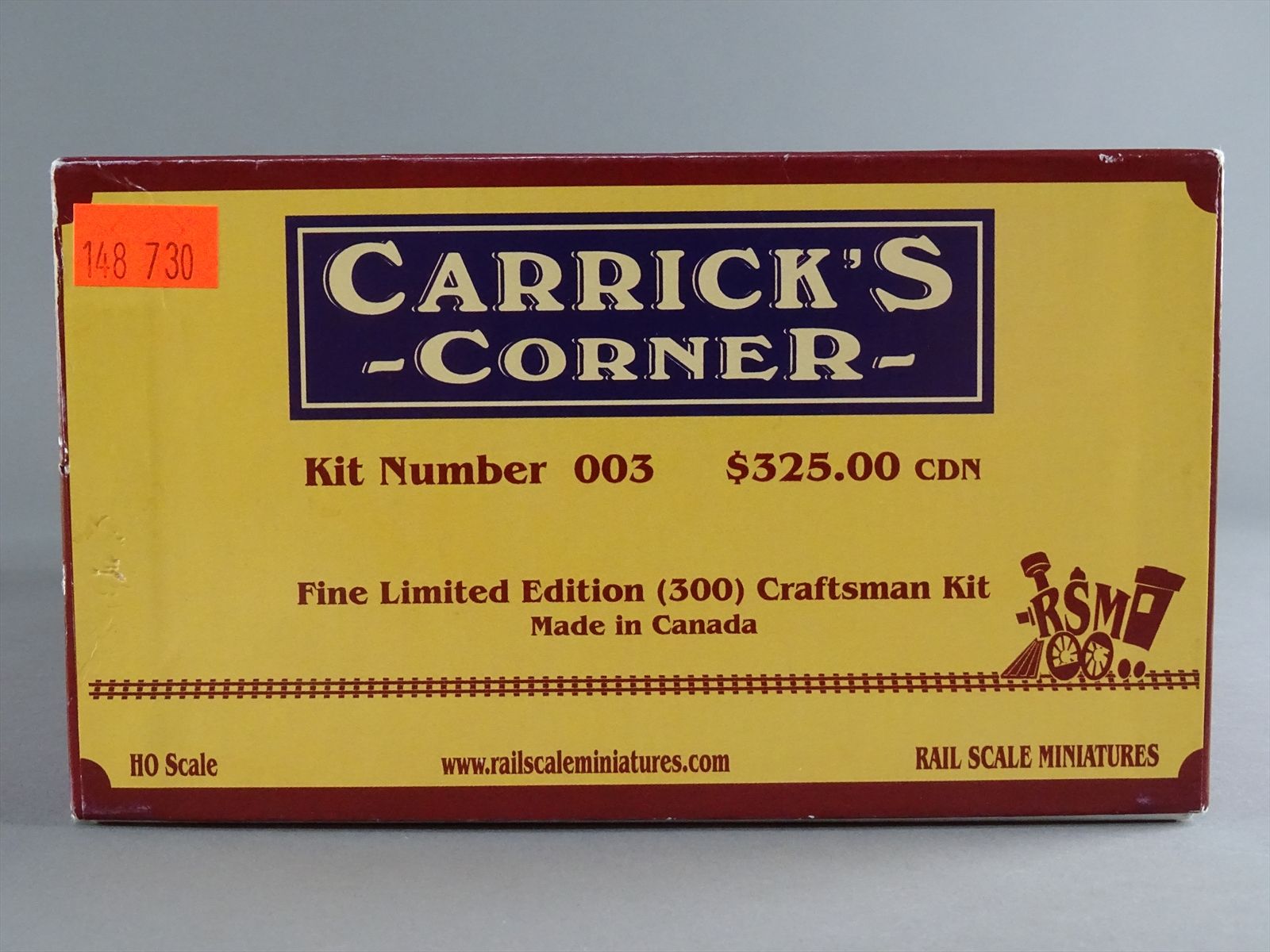 HO Scale Craftsman Kit - Rail Scale Miniatures Kit #003 Carrick's ...