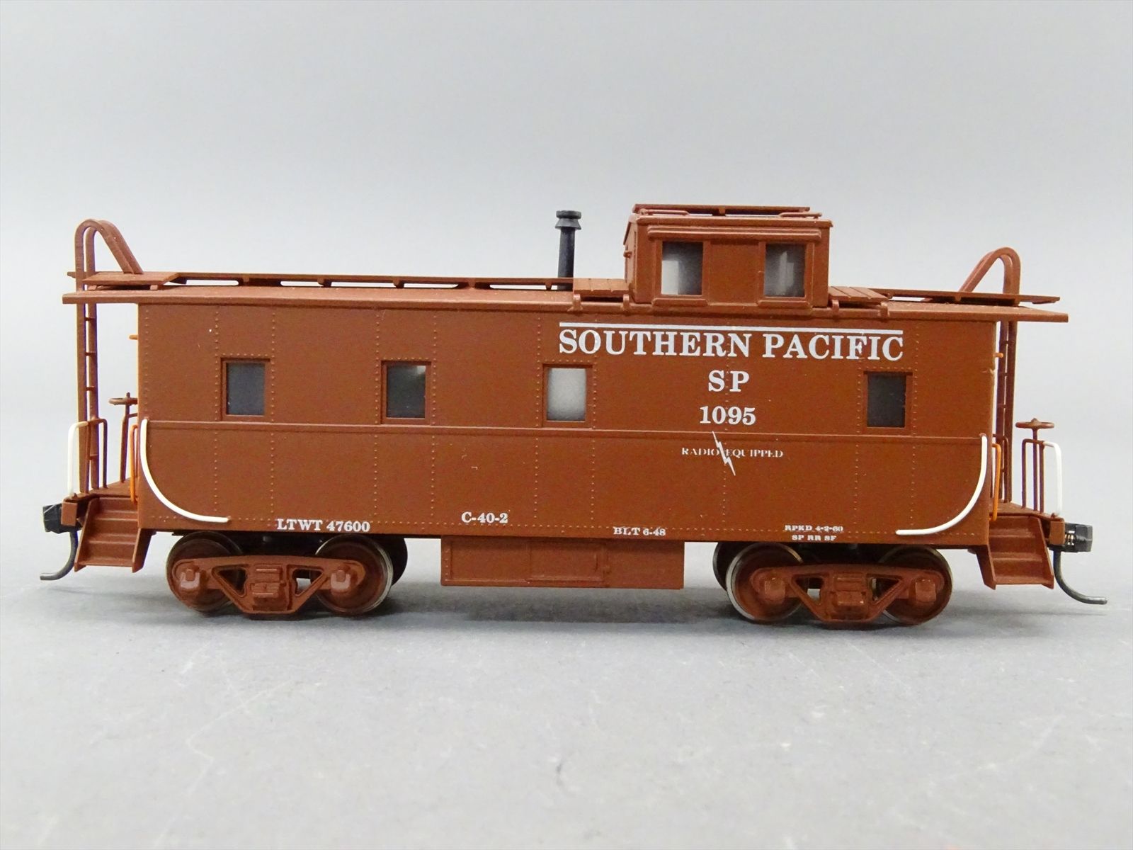 HO Brass Model - Balboa SP Southern Pacific C-40 Steel Caboose #1095 ...
