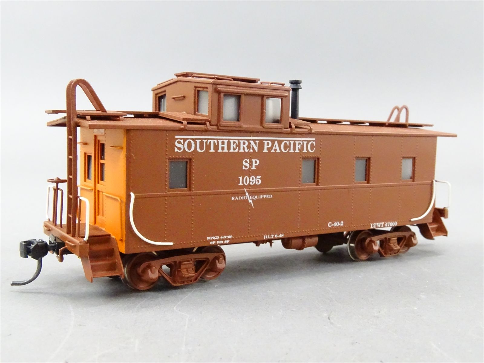 HO Brass Model - Balboa SP Southern Pacific C-40 Steel Caboose #1095 ...