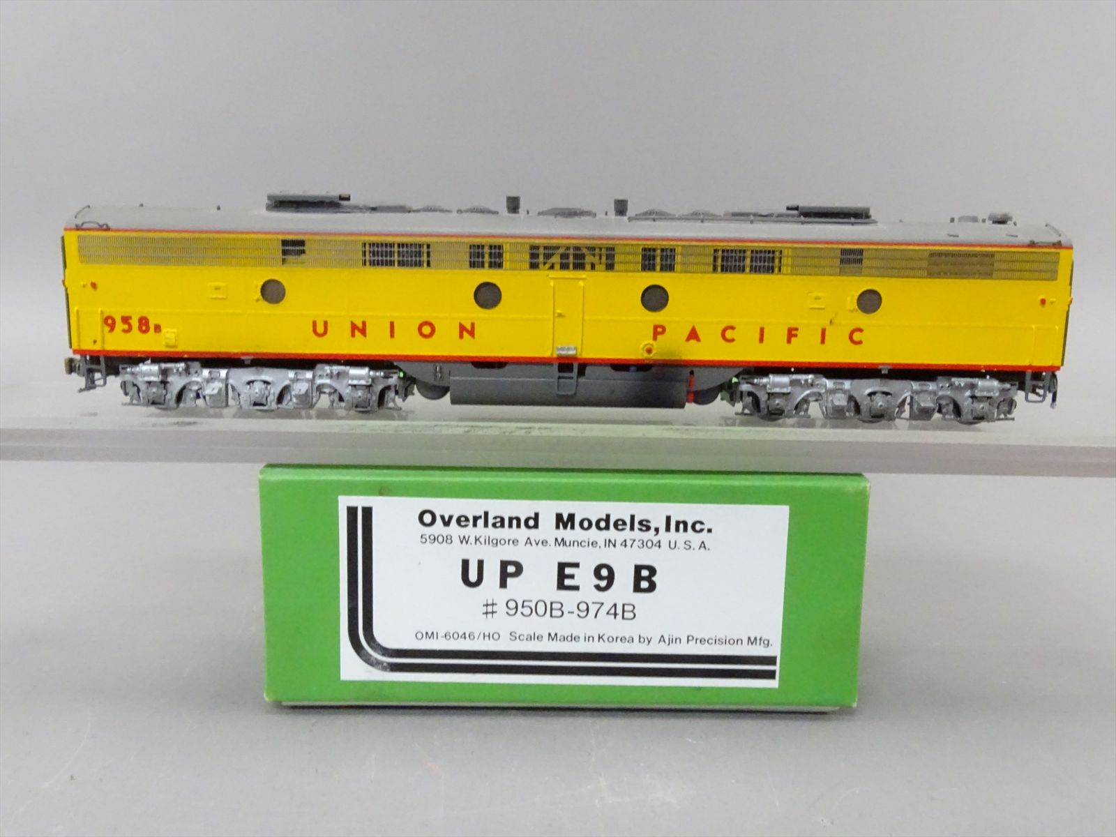 HO Brass Model - OMI 6046 UP Union Pacific E9 E9B #958 - Custom + Weathered - 1989 Run - Ajin