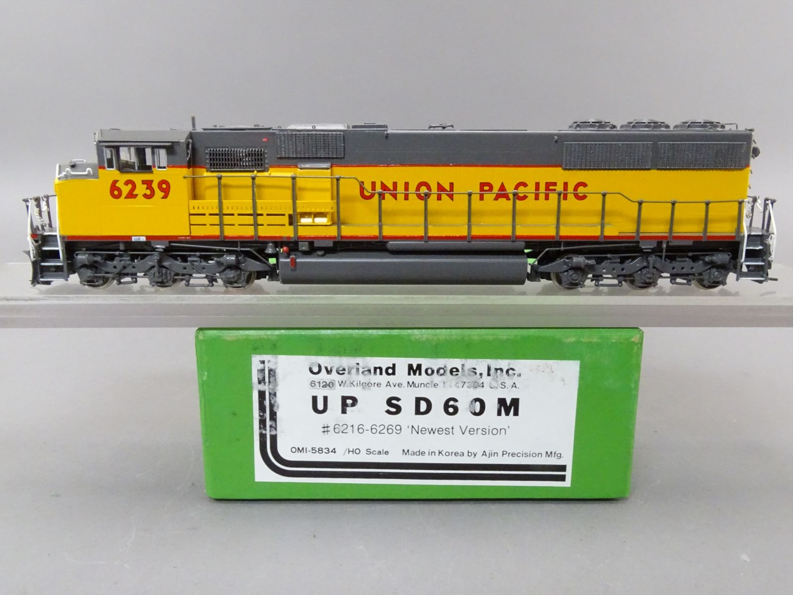 HO Brass Model - OMI 5834 UP Union Pacific SD60M 'Newest Version' #6239 - Custom - 1992 Run - Ajin
